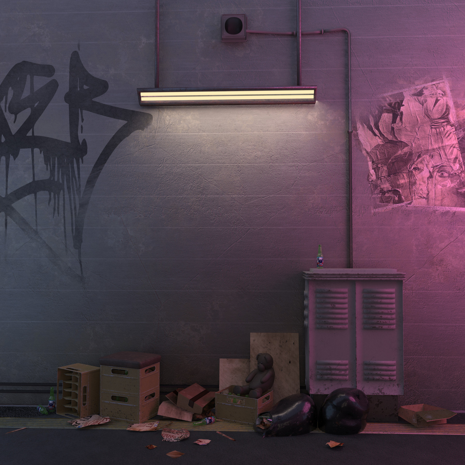 ArtStation - Alley Scene