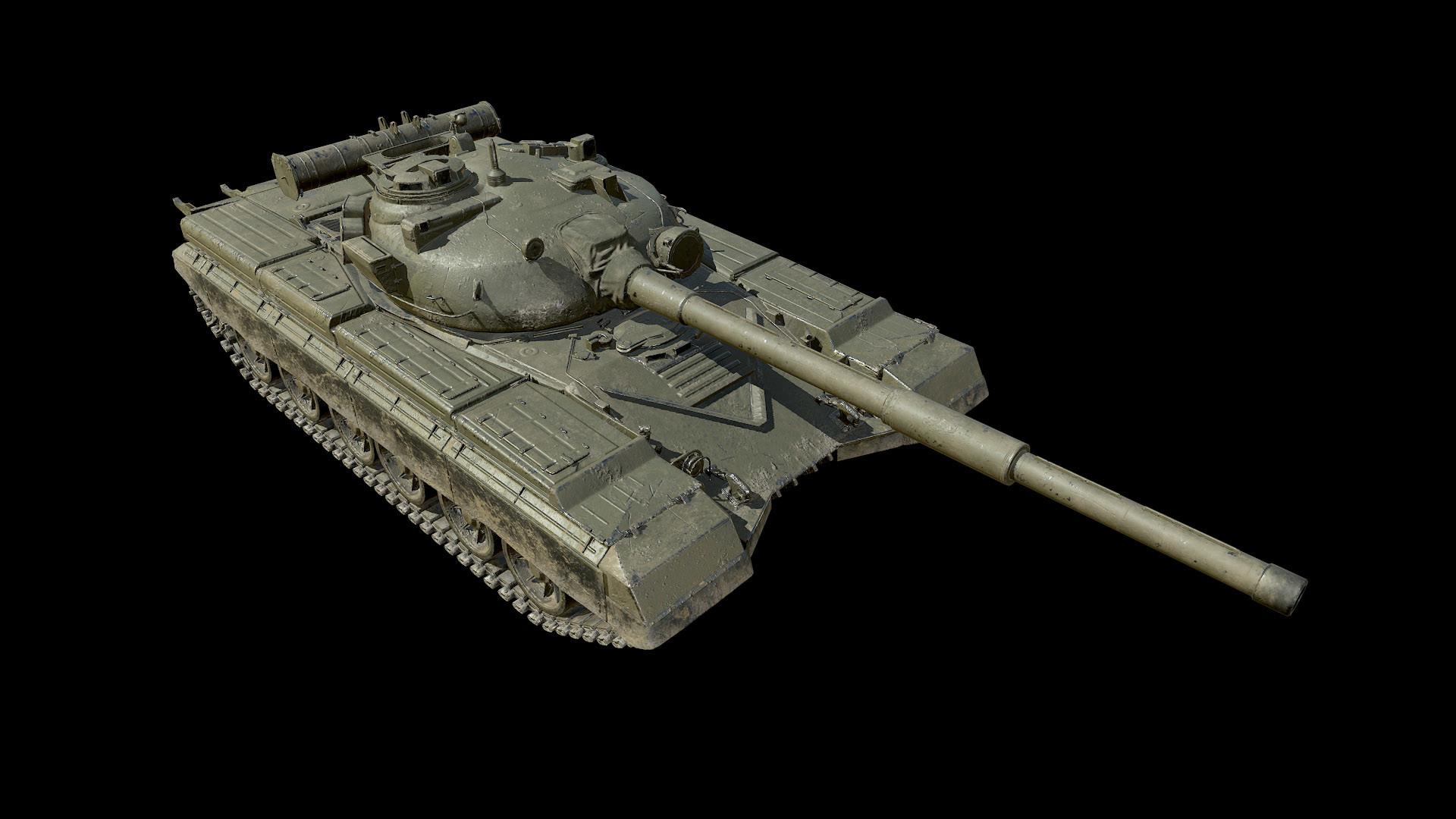 Art Island Studio - T80 battle tank texturing