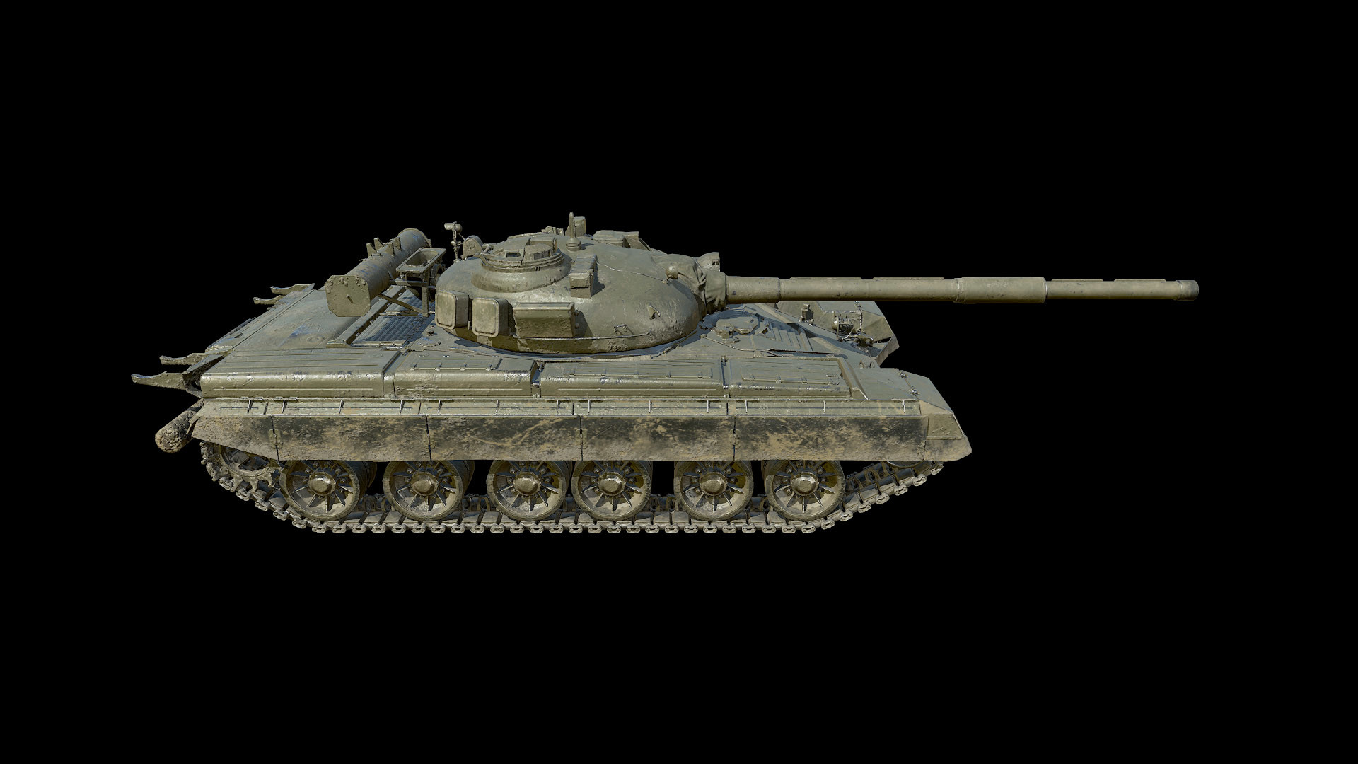 Art Island Studio - T80 battle tank texturing