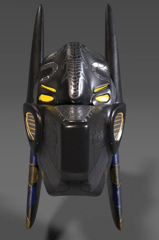 ArtStation - Sci-Fi Anubis helmet concept