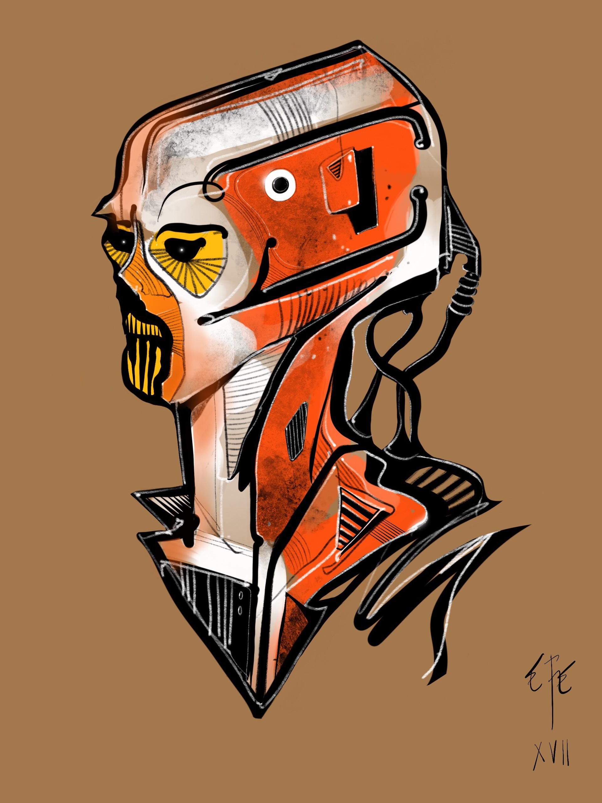 ArtStation - toaster head