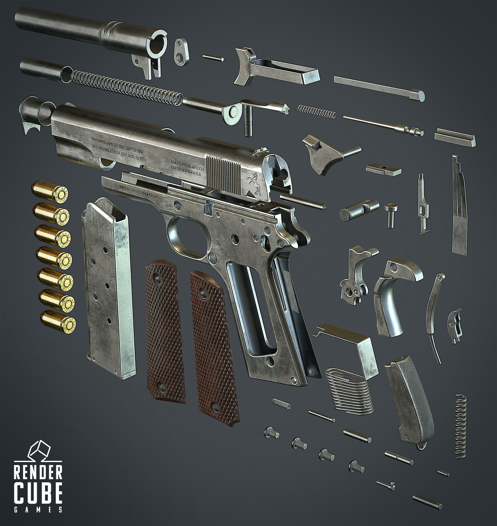RENDER CUBE - Colt 1911