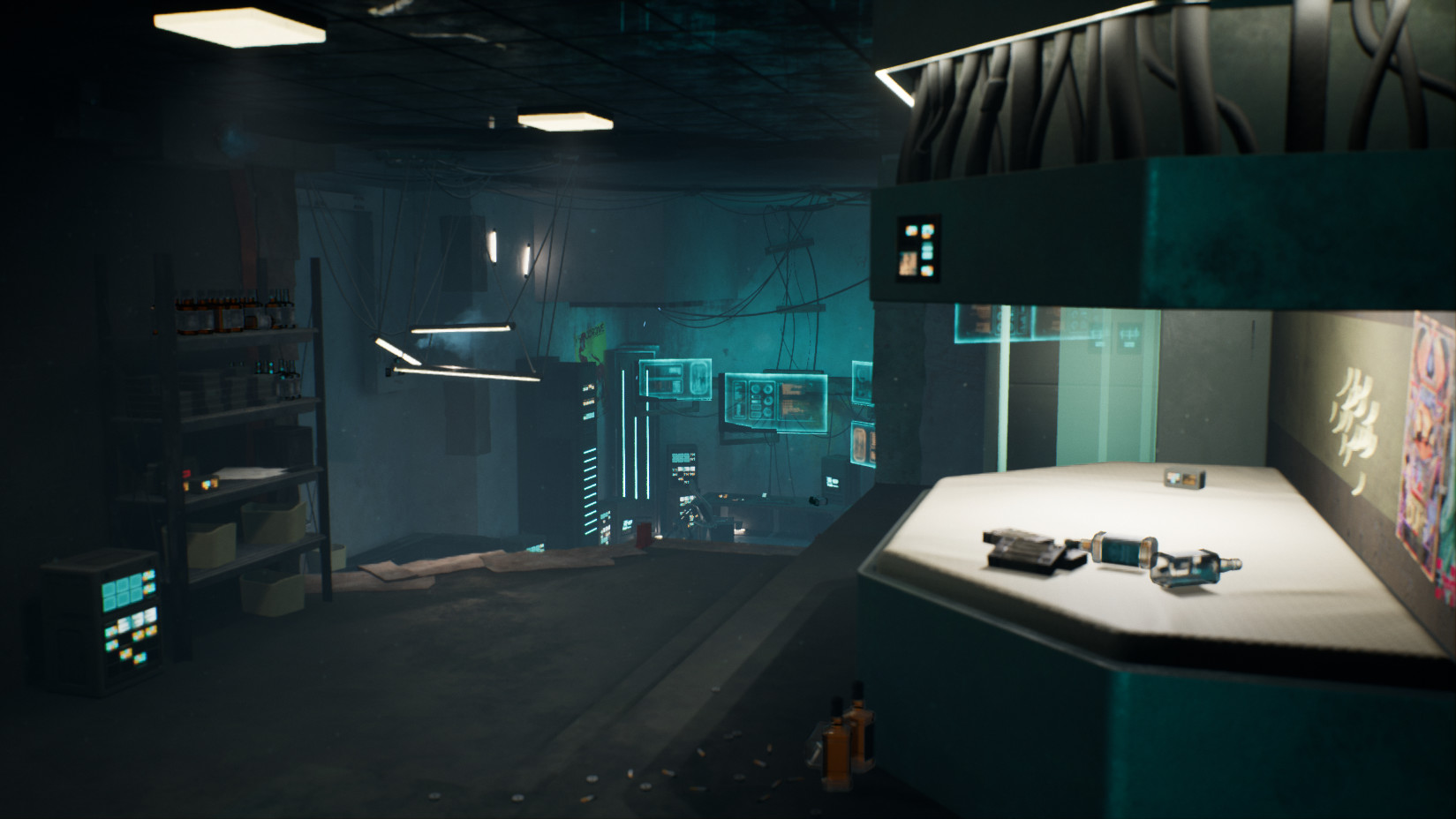 ArtStation - Cyberpunk Hideout