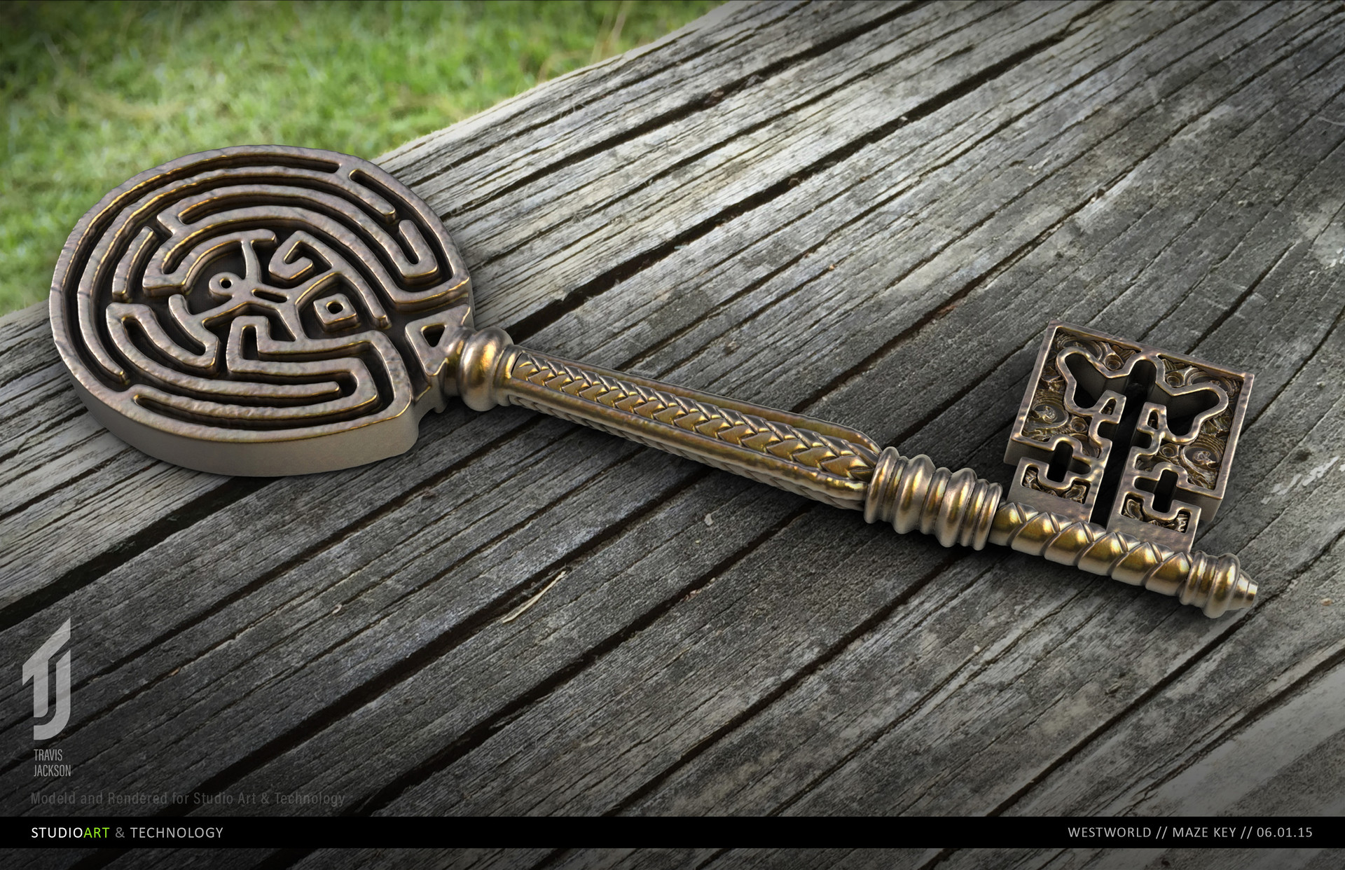 ArtStation - Westworld - Maze Key