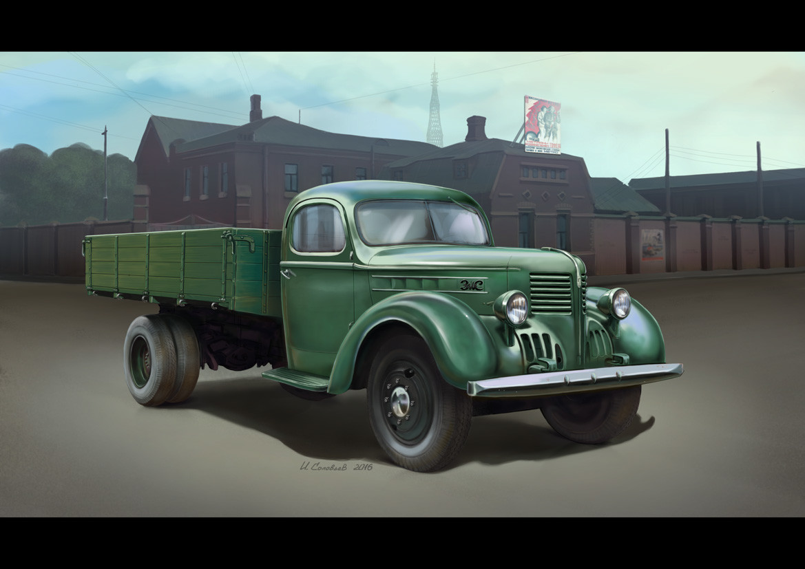 ArtStation - ZiS 15 , Igor Solovyev