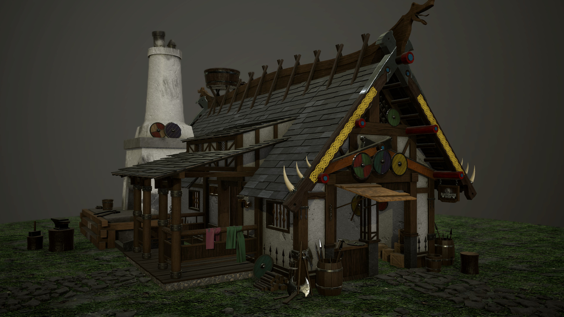 ArtStation - Blacksmith's shop