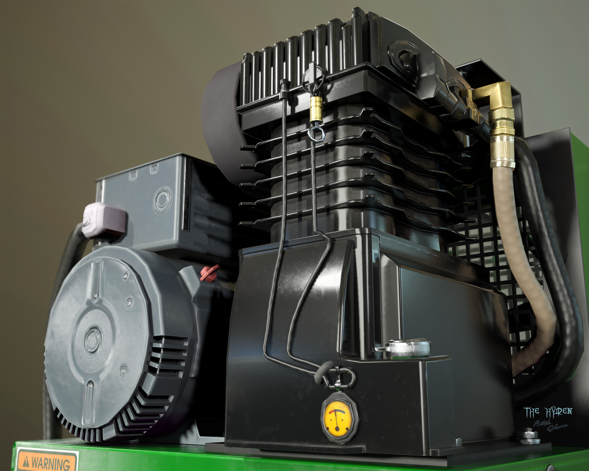 ArtStation - Tool Storage and Air Compressor models