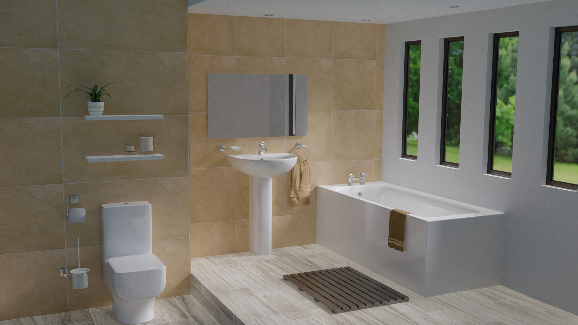 ArtStation - Bathroom Asset