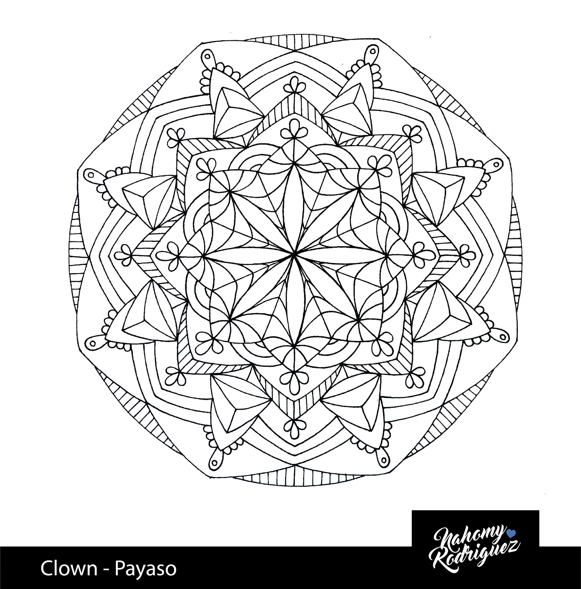 ArtStation - [MANDALA] Clown - Payaso