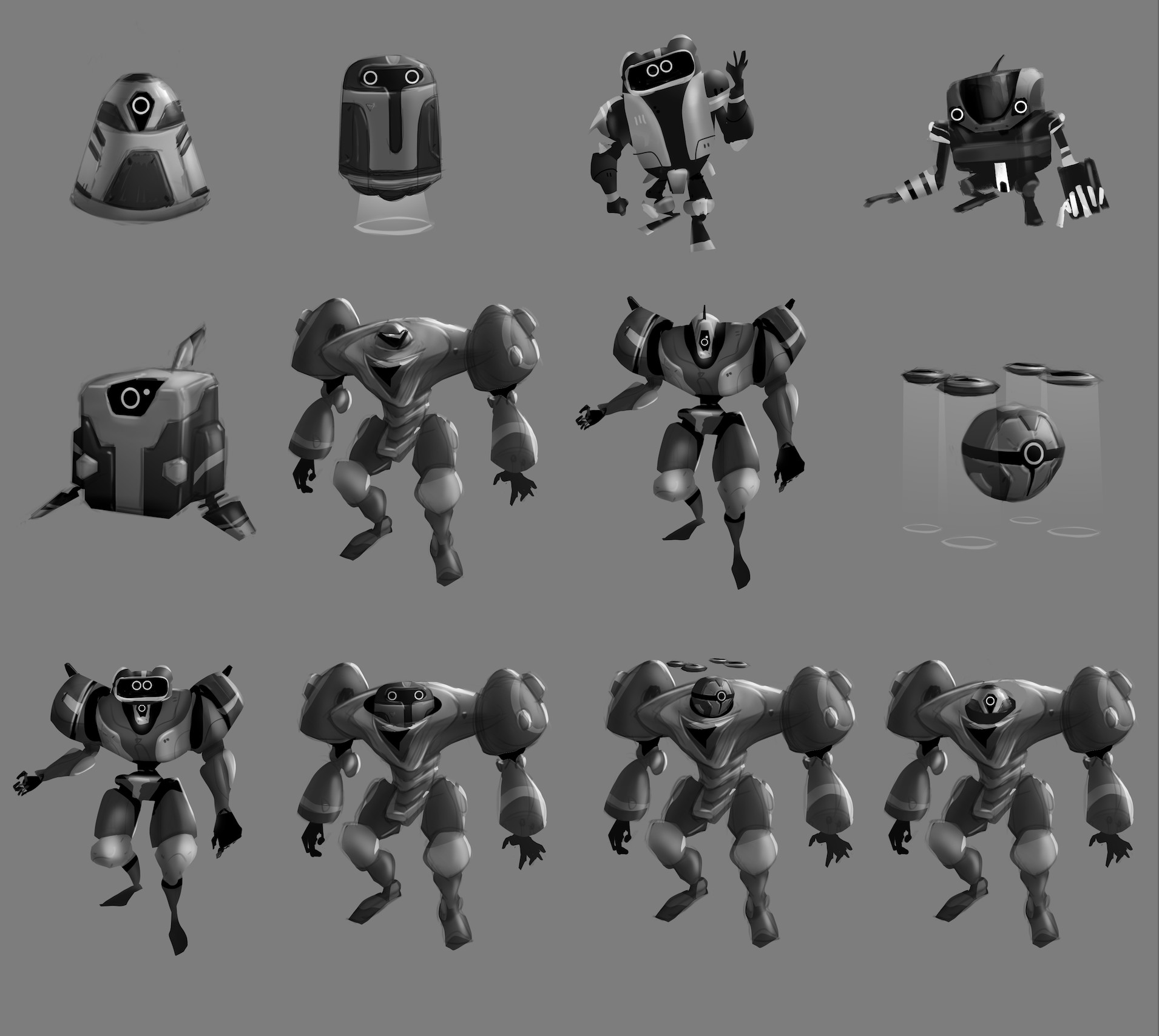 ArtStation - Robot designs