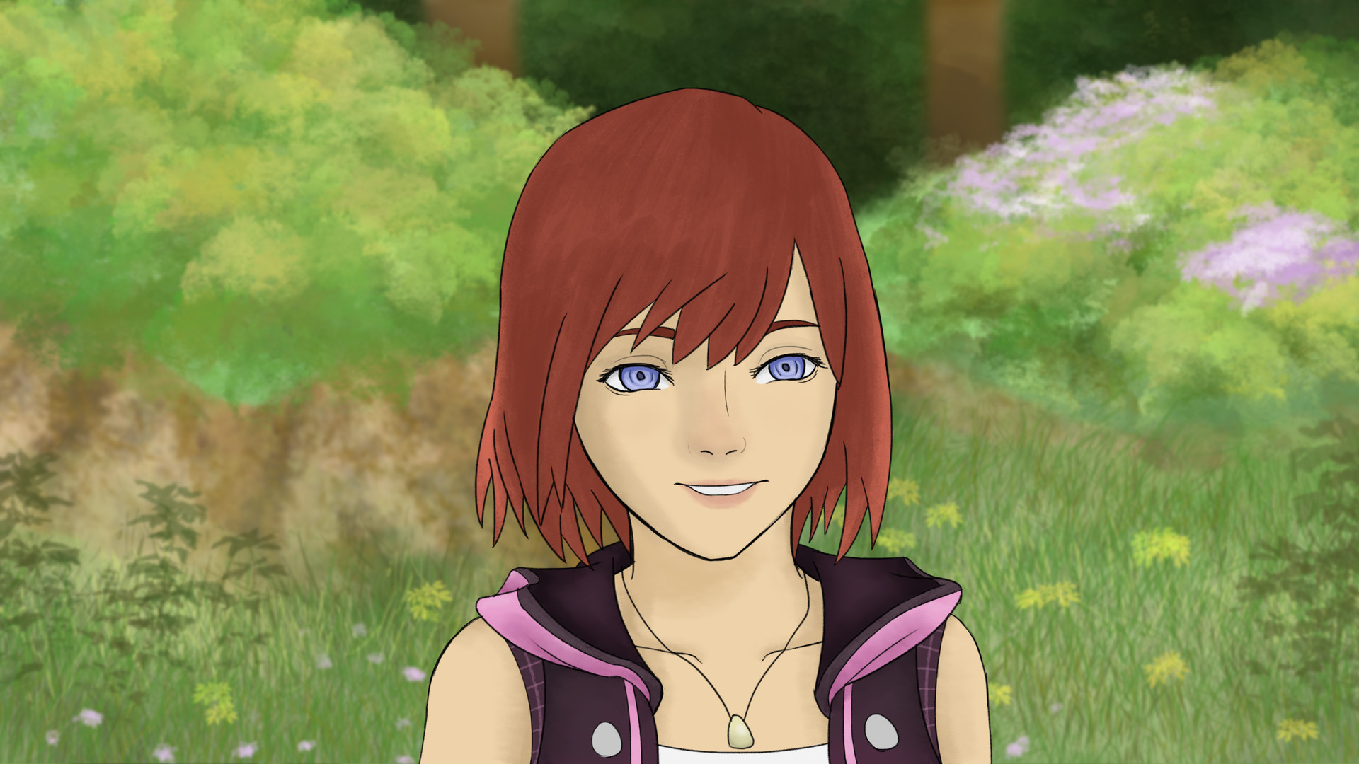 Kingdom Hearts Kairi Drawing