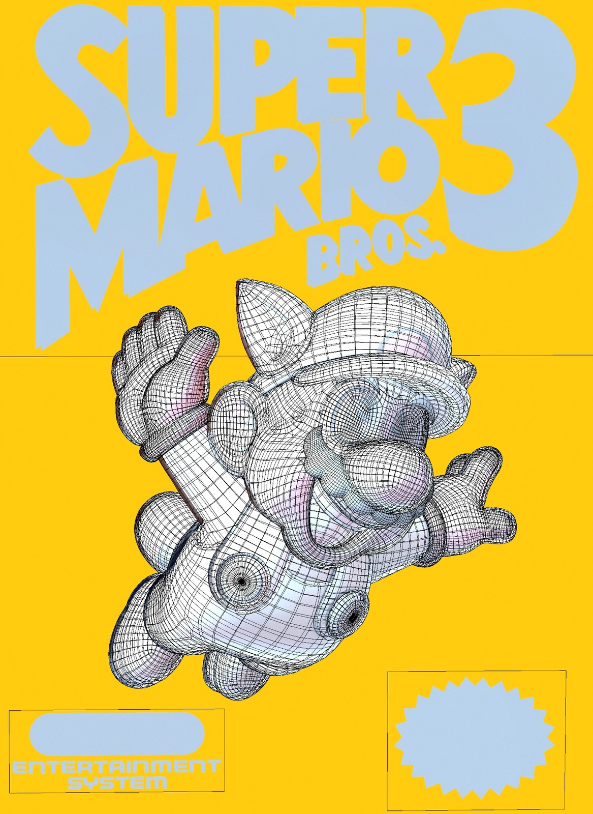 claudioclemente_3d_characterartist - Super Mario Bros 3 _ NES cover ...