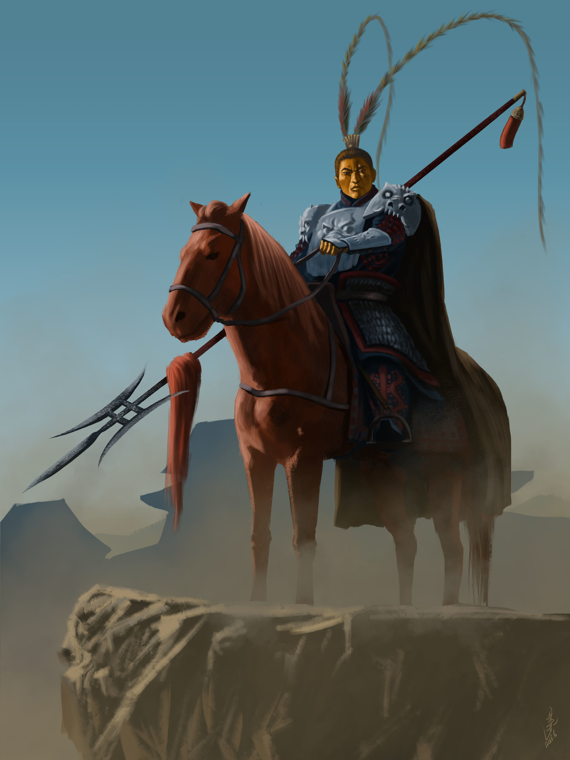 ArtStation - lubu 3kingdoms