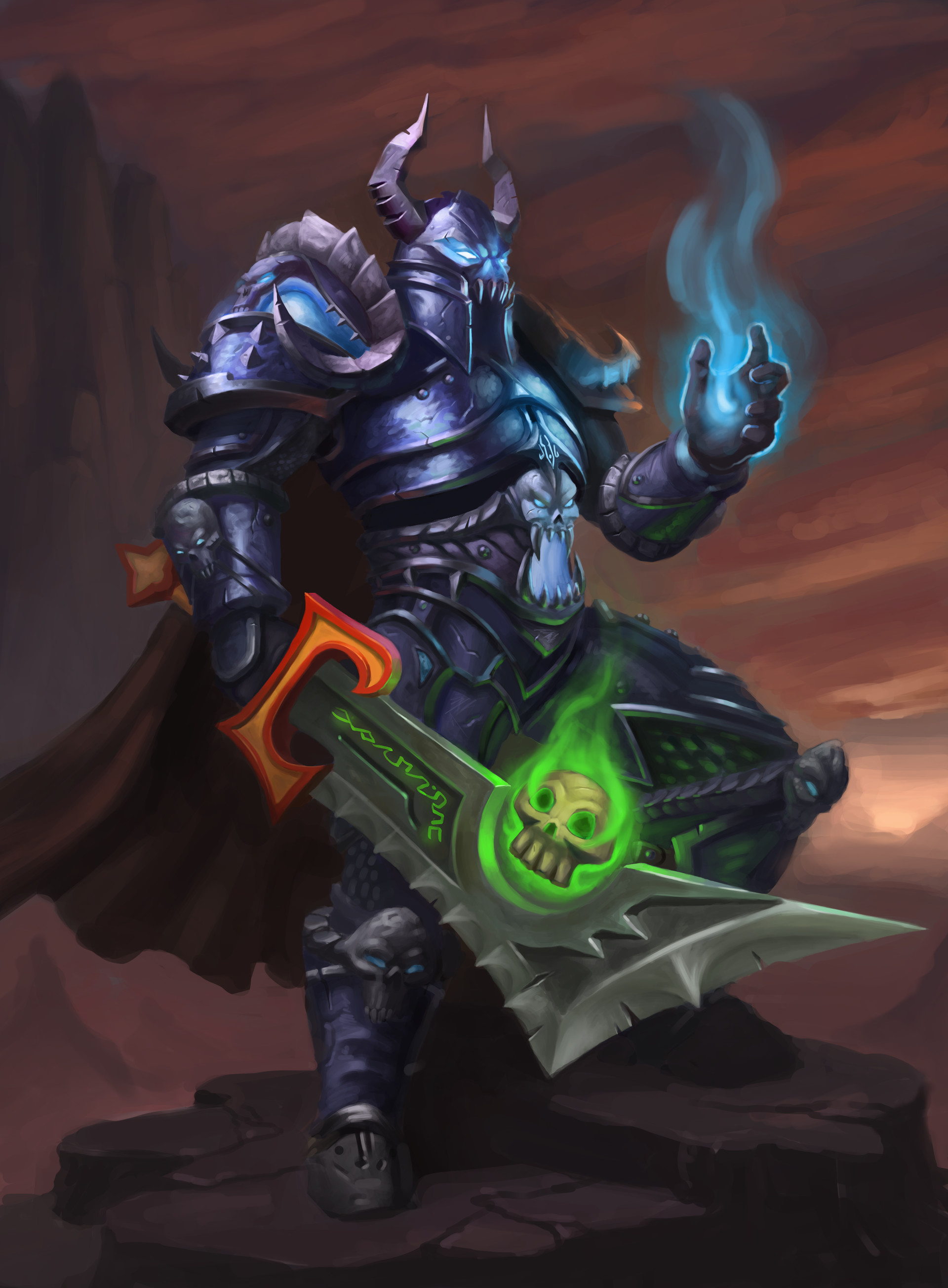 ArtStation - Darion Mograine re-do, Laurits Rask