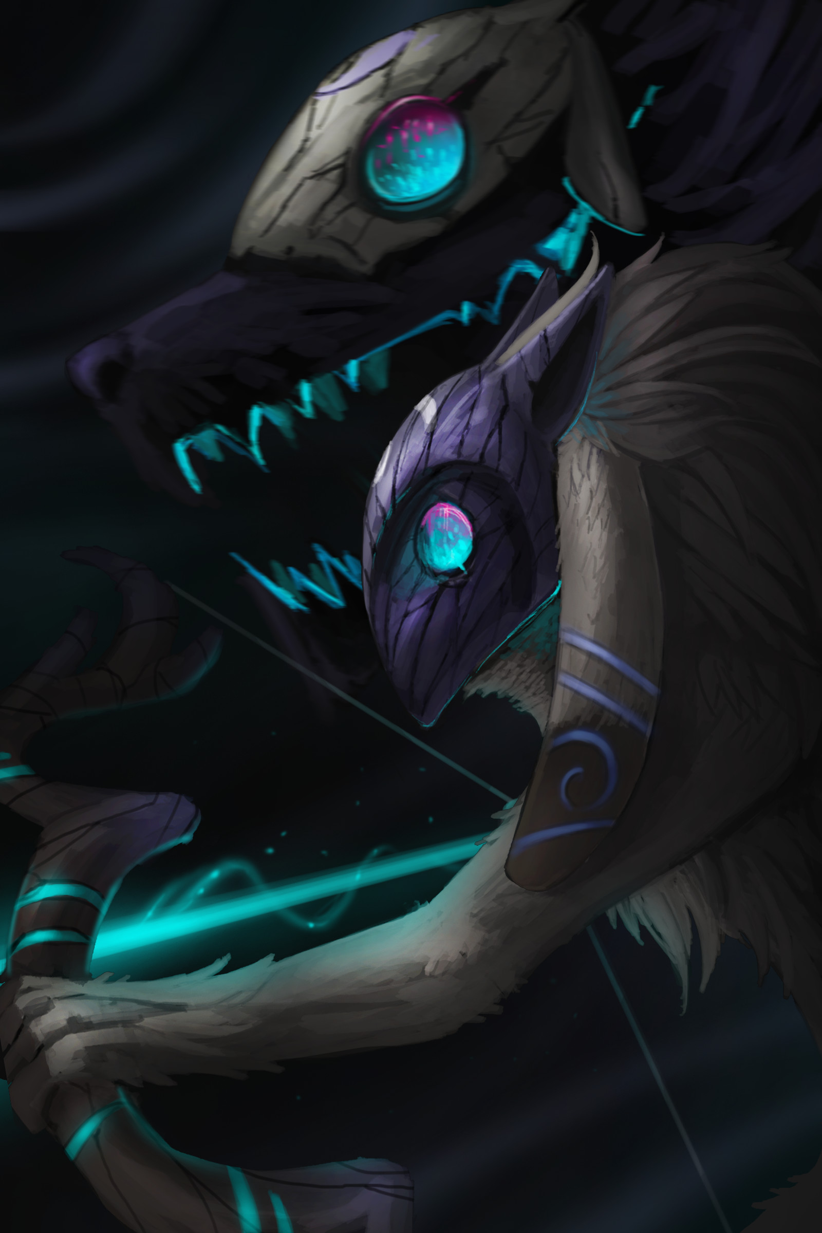 ArtStation - League of Legends - Kindred