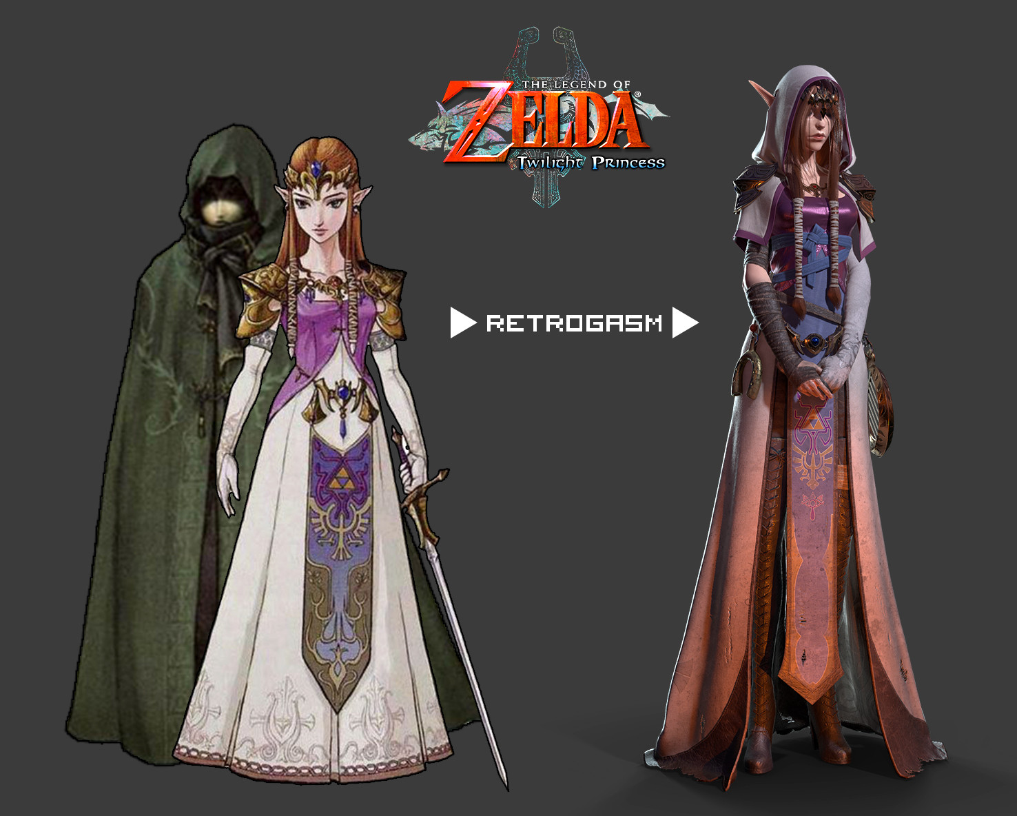 Twilight Princess Zelda Cloak