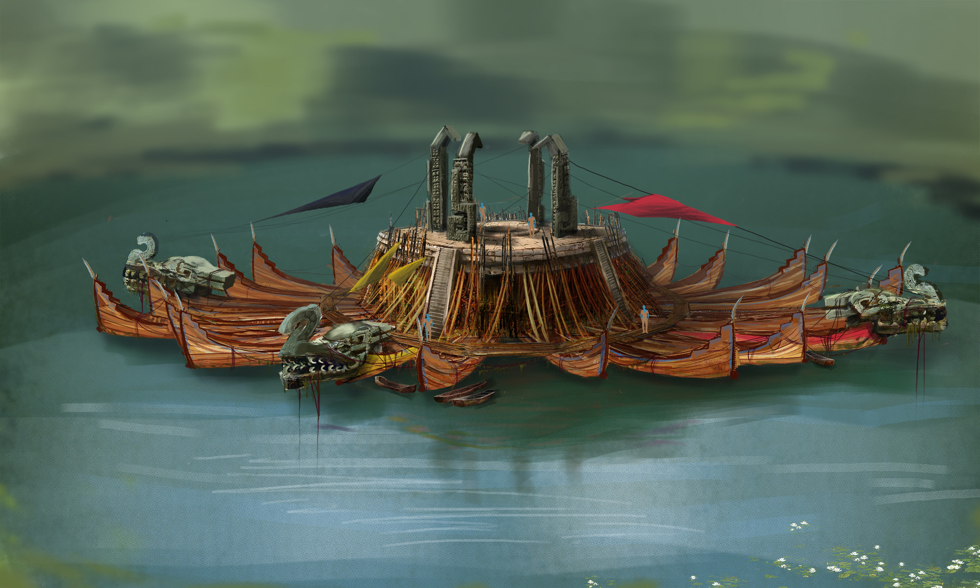 ArtStation - Sacrificial Boat - Photoslapping