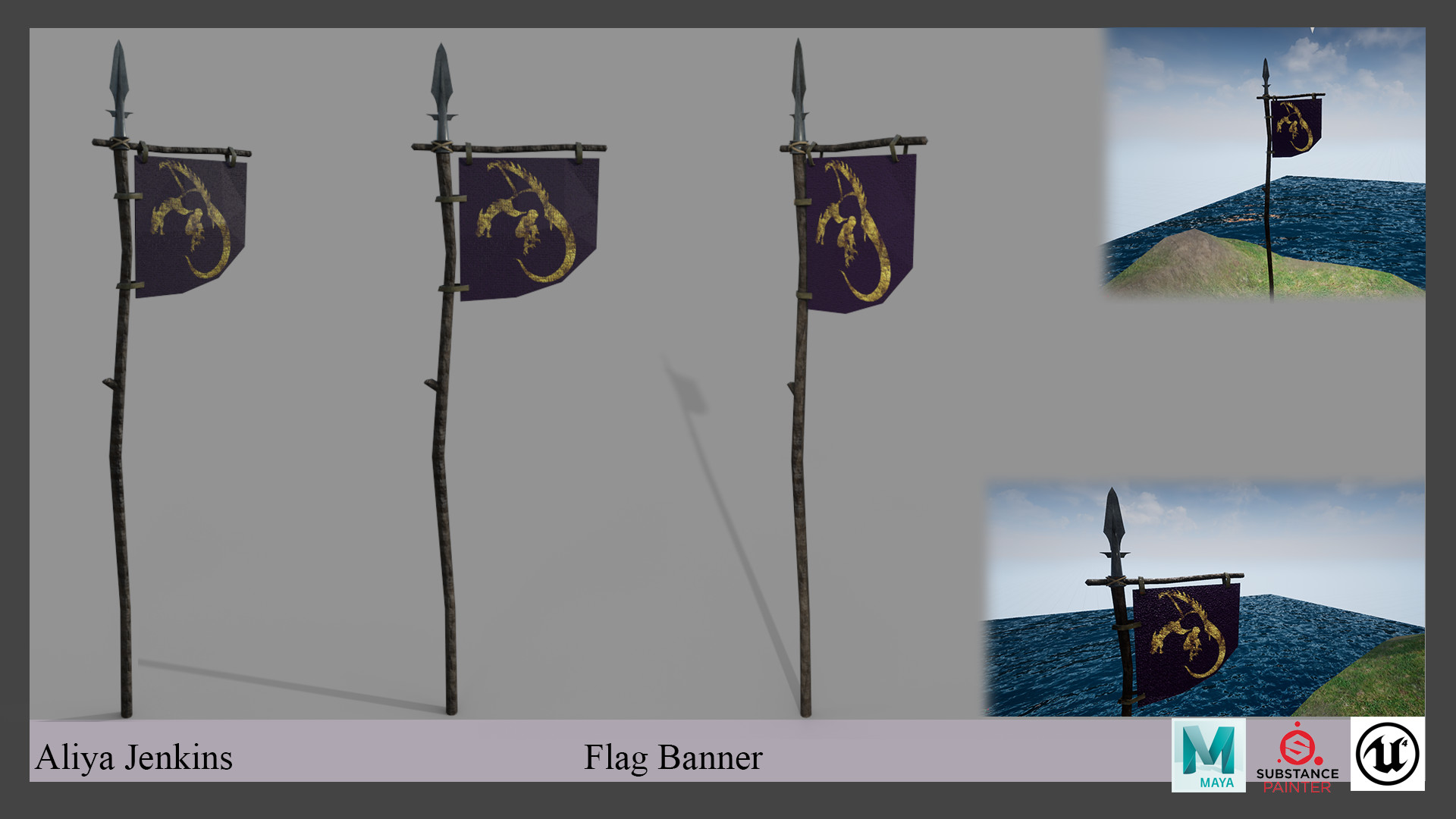 ArtStation - Flag Banners