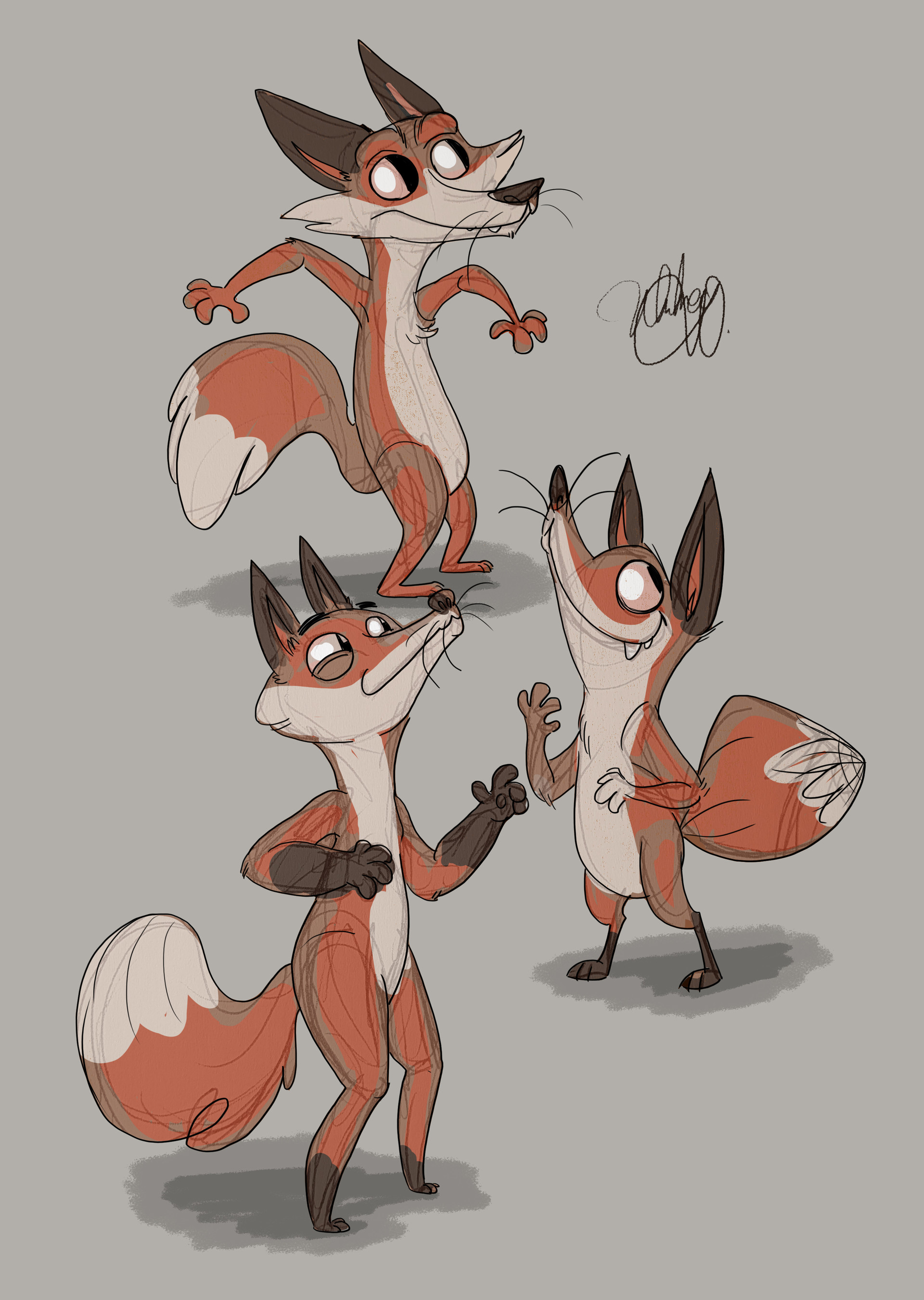 ArtStation - More Fox Designs