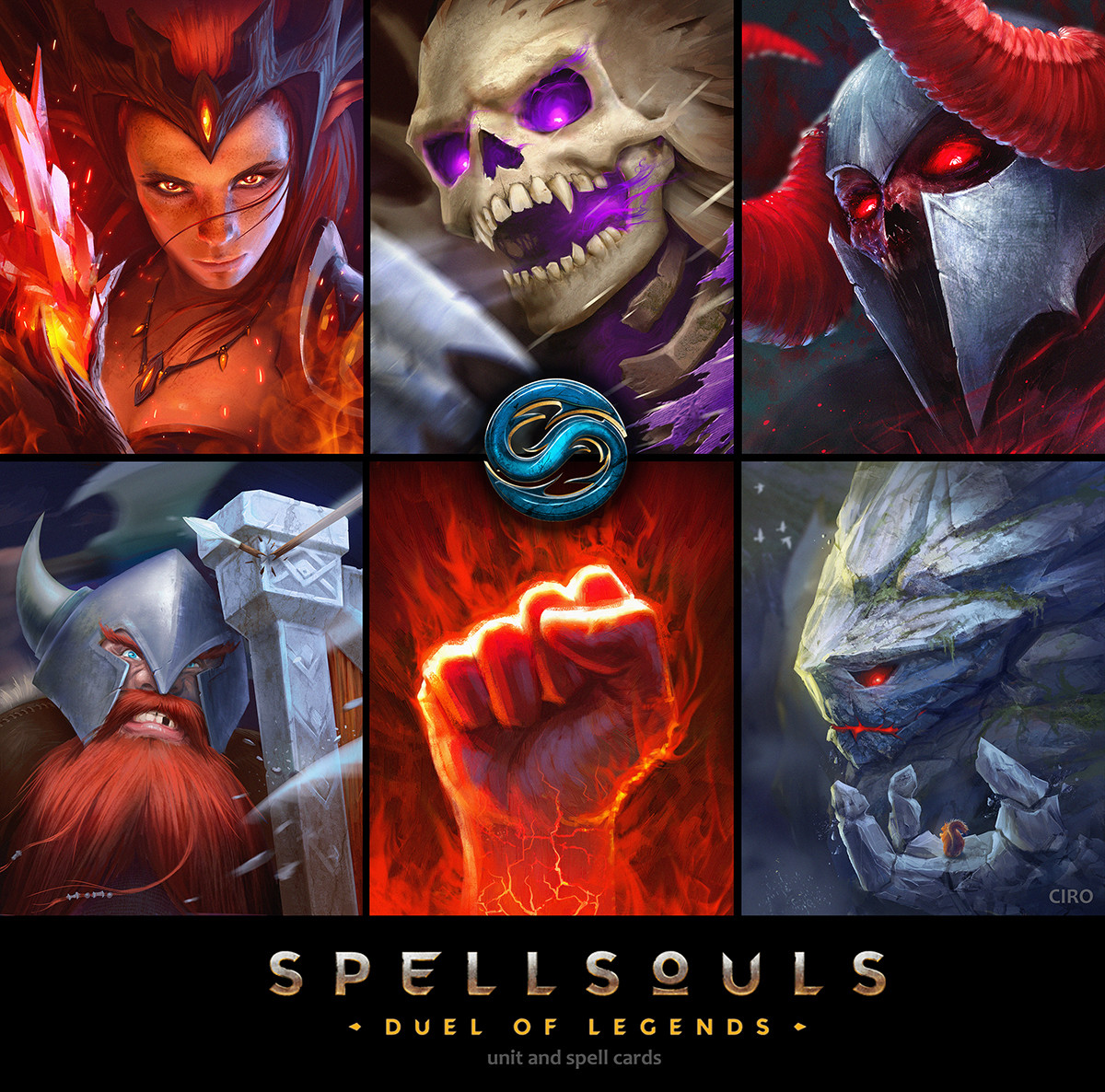 ArtStation - Card Art for Spellsouls units and spells