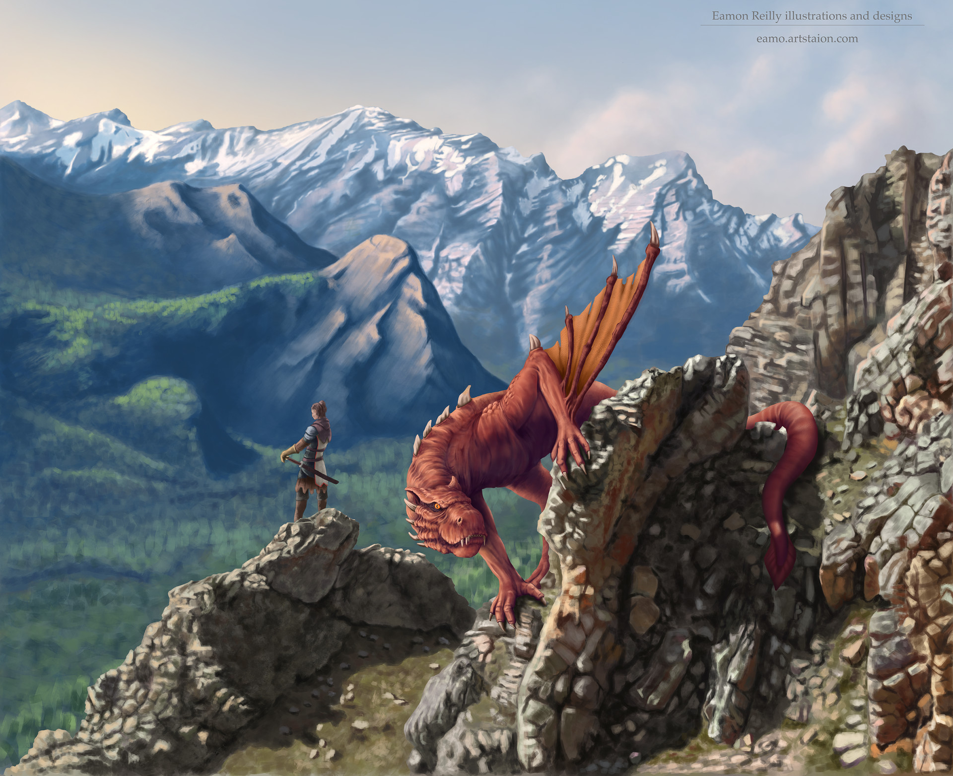 ArtStation - Dragon rider