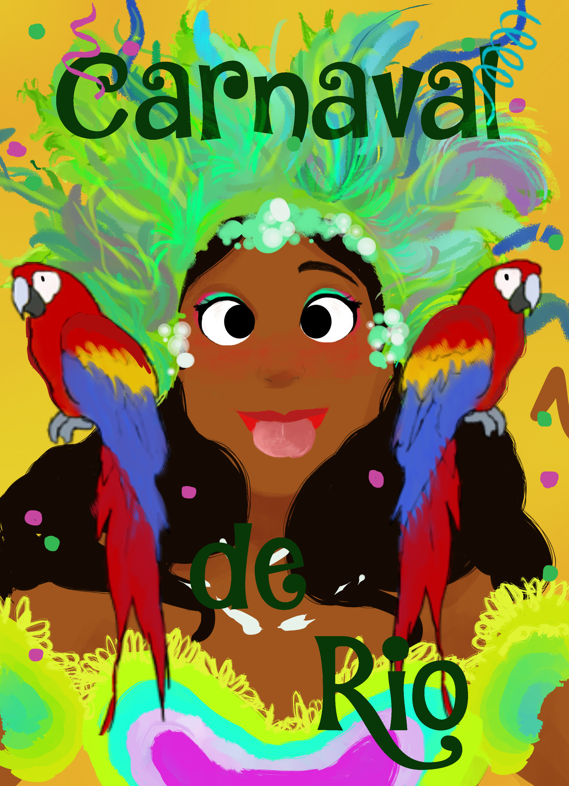 ArtStation - carnaval de Rio