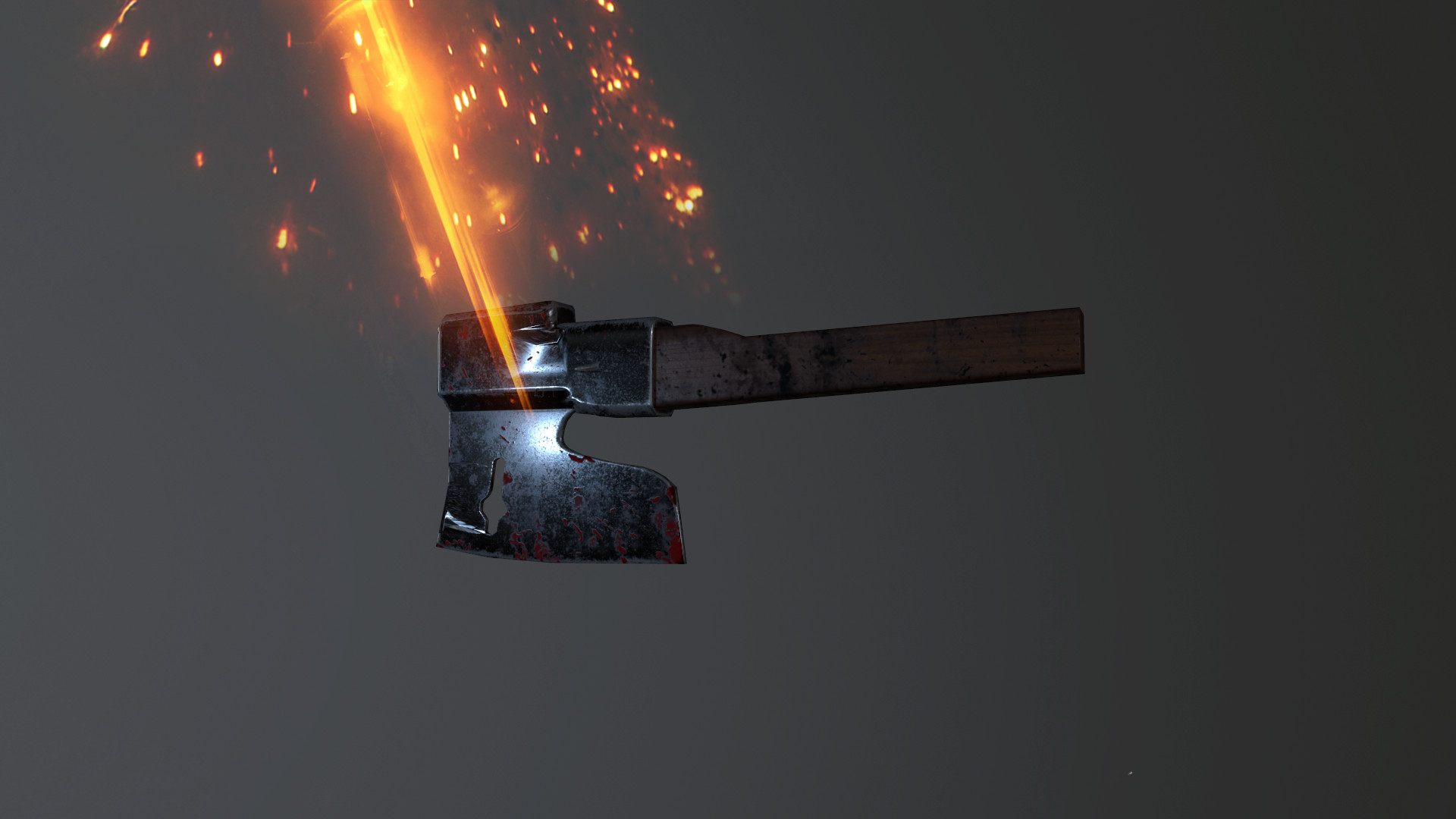 ArtStation - Hatchet Melee weapon