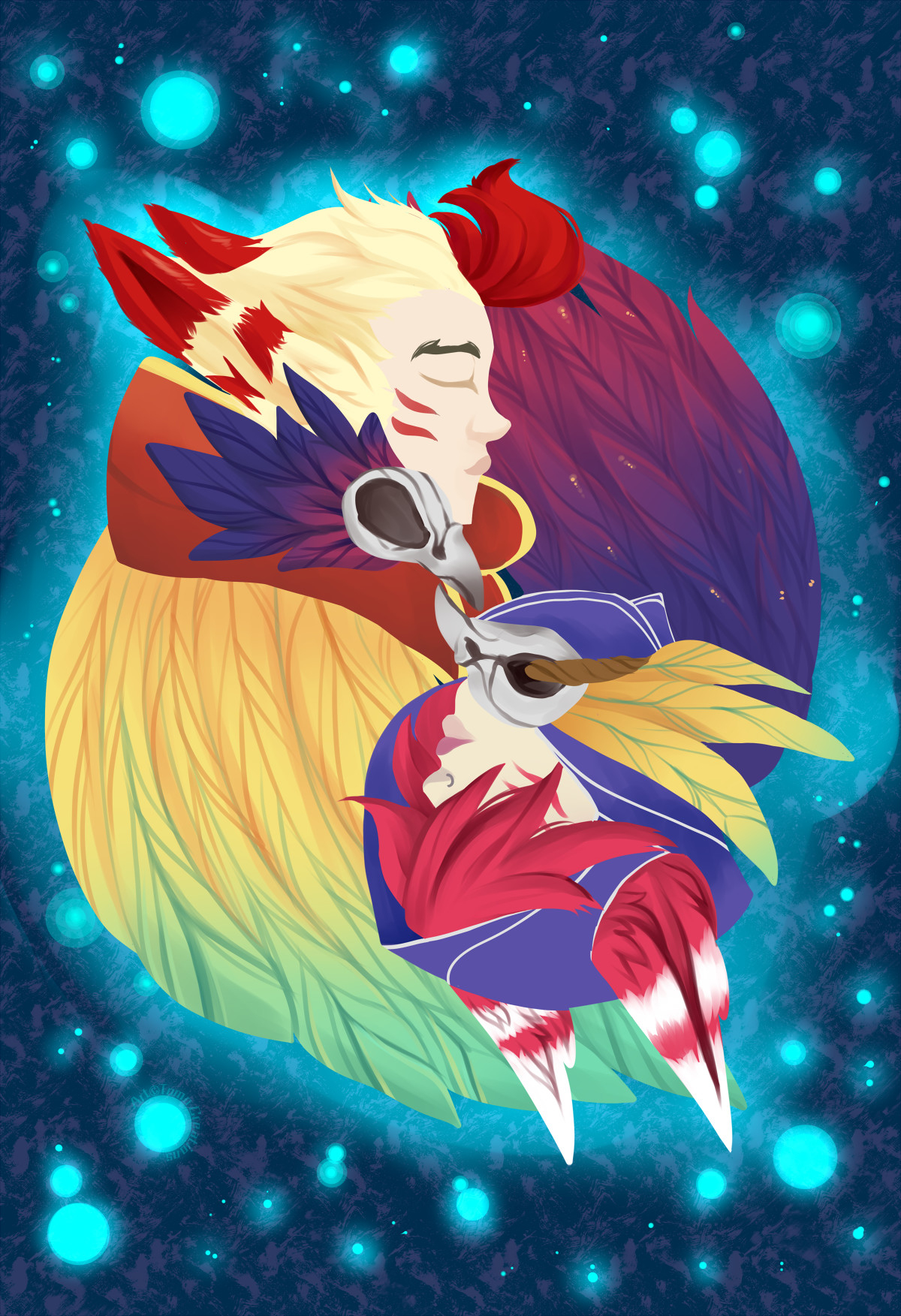 ArtStation - Two birds one love