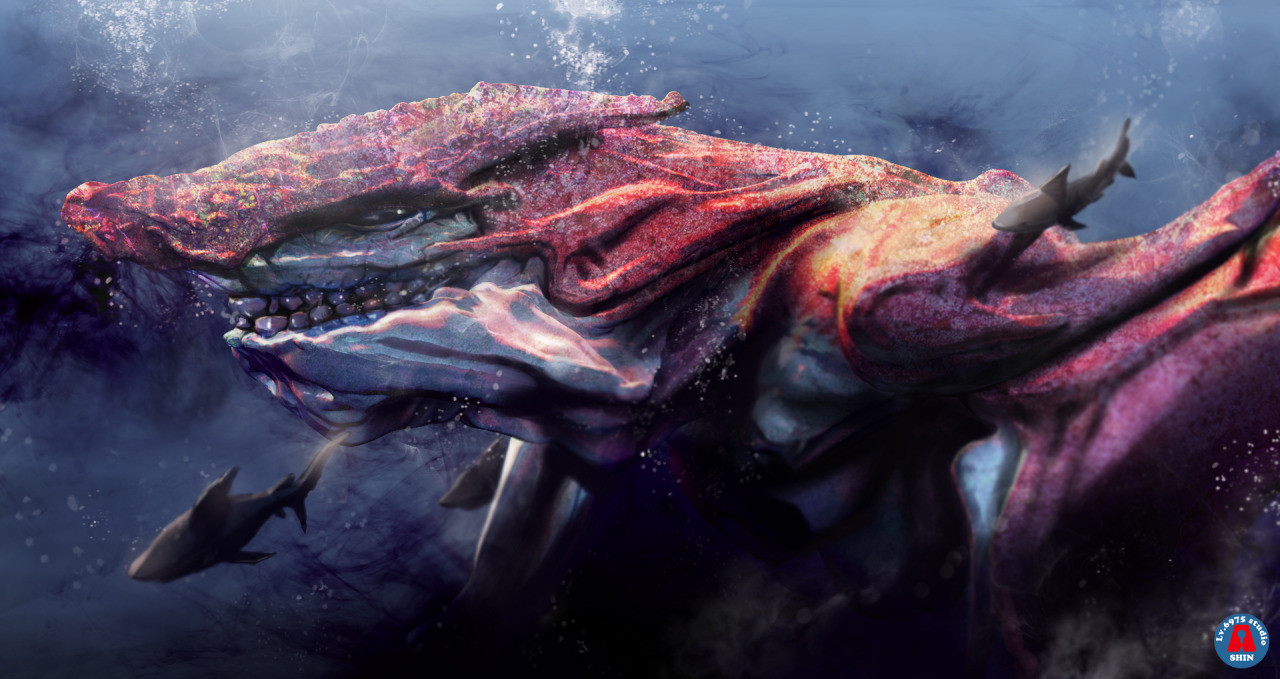 ArtStation - shark monster