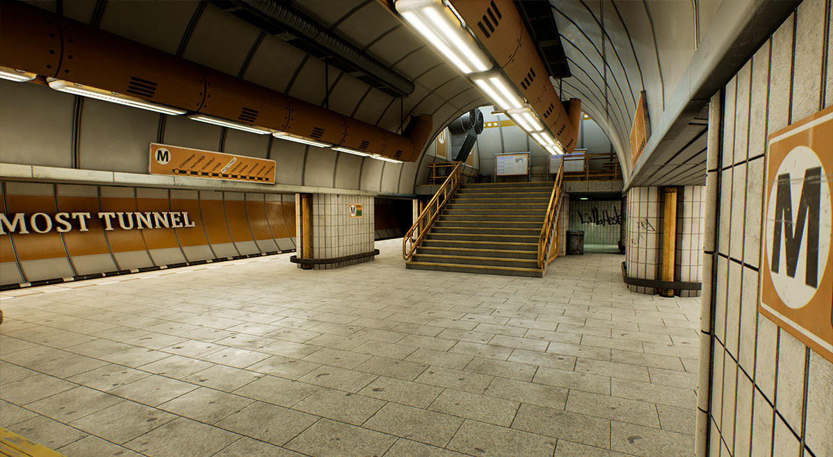 ArtStation - Subway Station