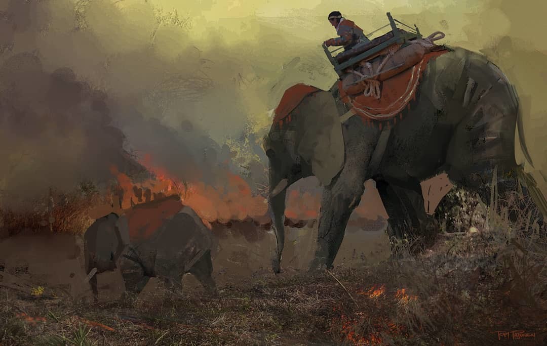 ArtStation - Elephant sketch