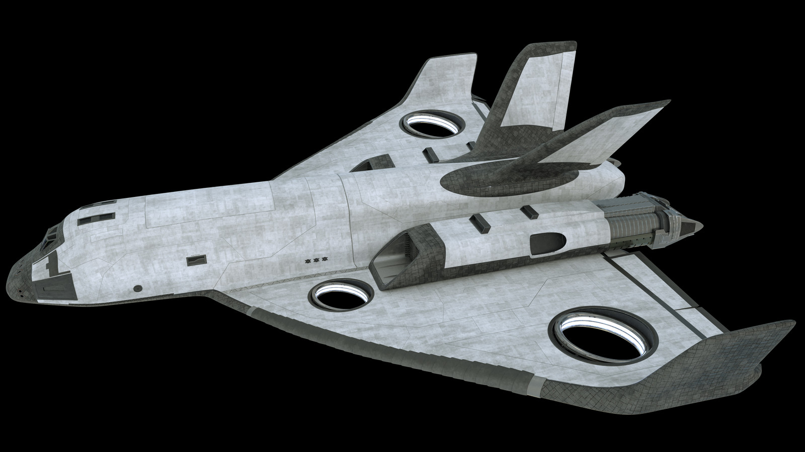 Tamas Wright - Sci-fi Space Shuttle