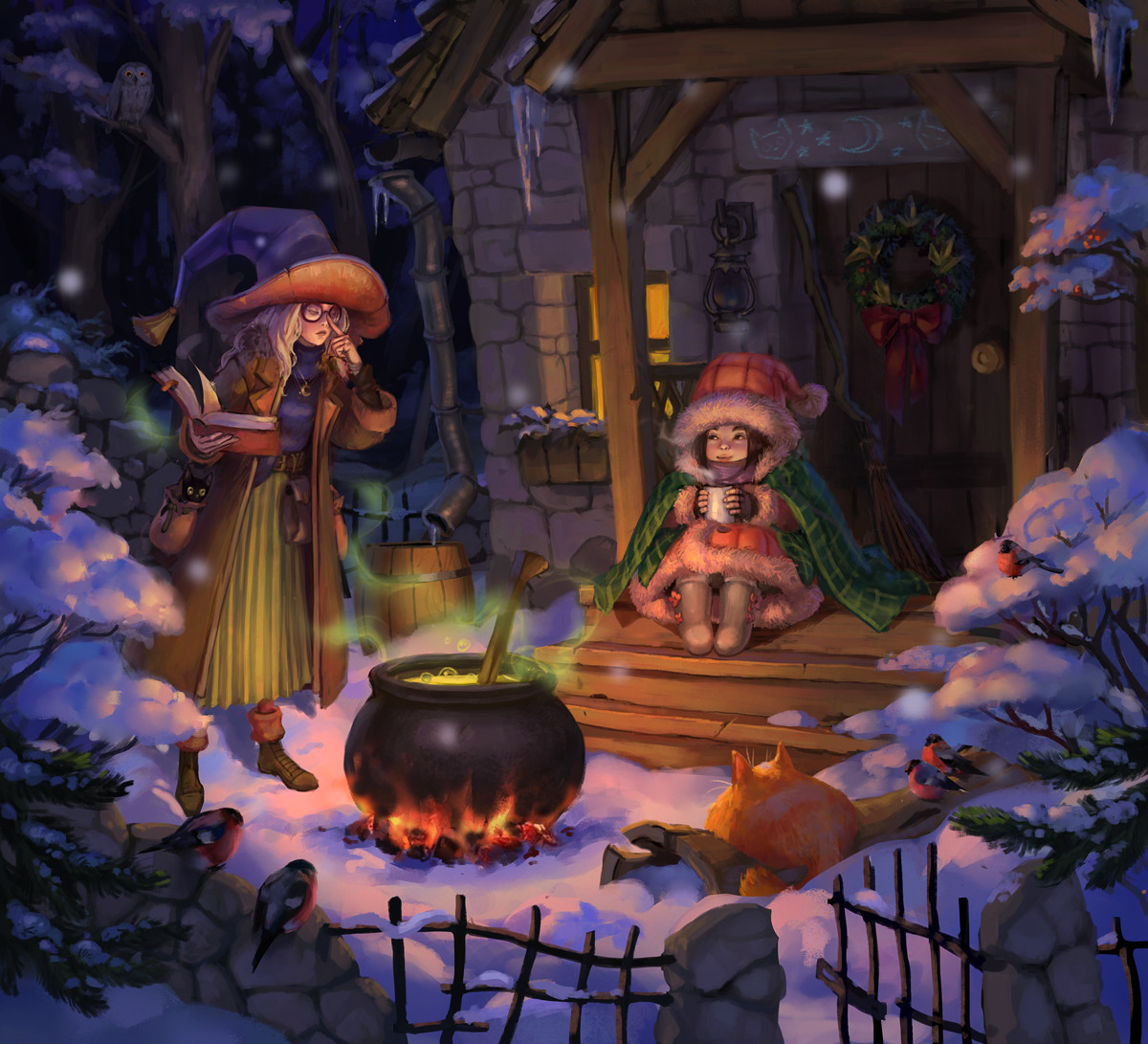 ArtStation - Winter witches