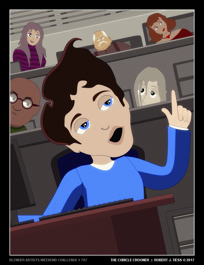 ArtStation - The Cubicle Crooner (2017)