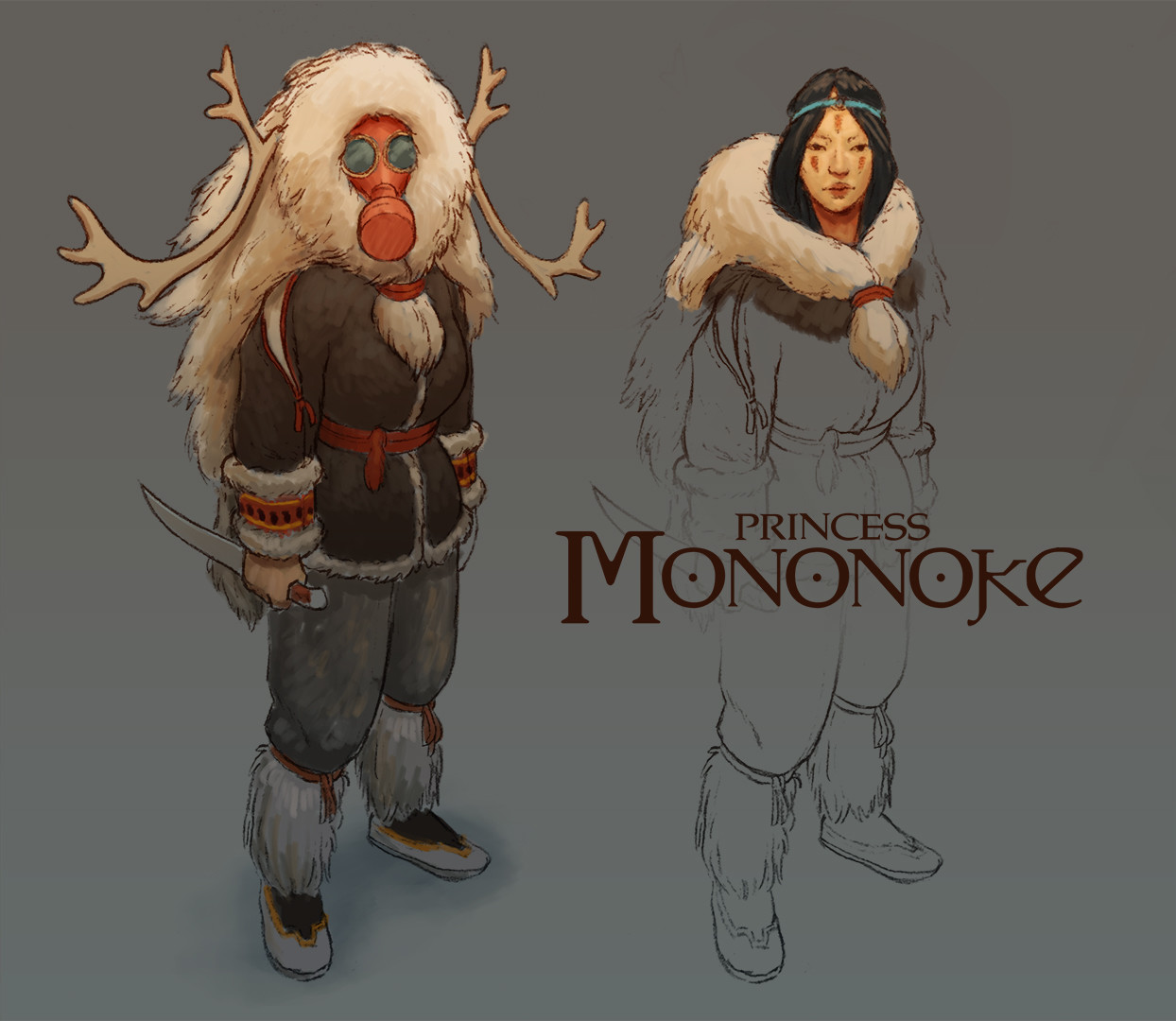 ArtStation - Princess Mononoke Reimagined