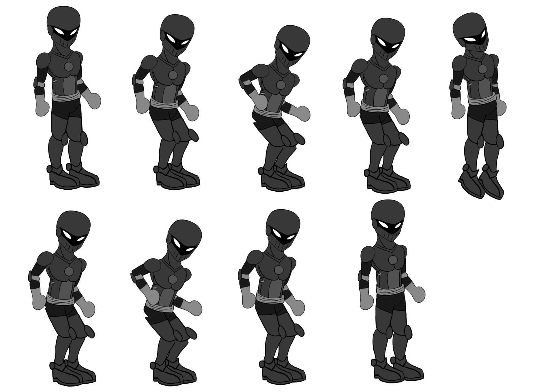 2d animation jump cycle