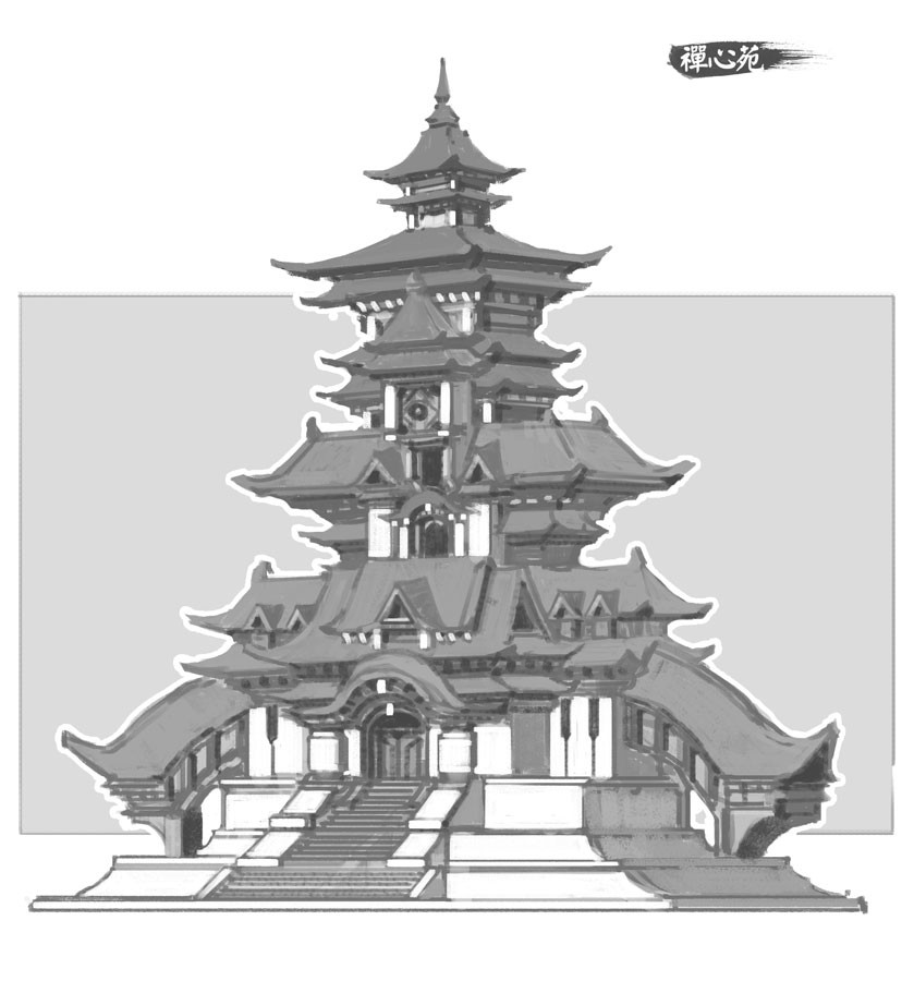 ArtStation - Chinese Building_123