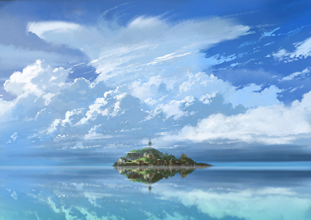 ArtStation - Blue horizon