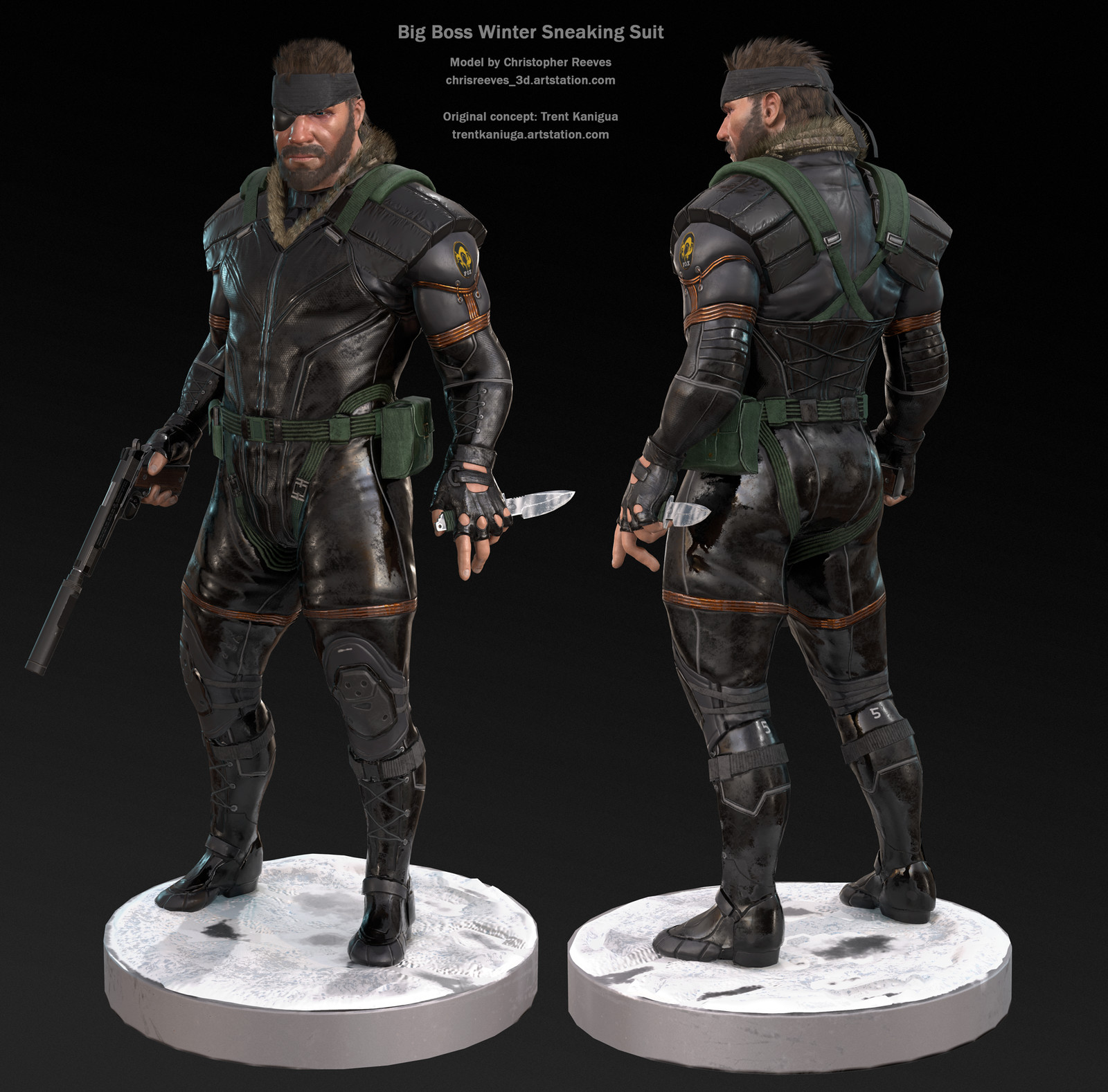 Chris Reeves - Big Boss Winter Sneaking Suit