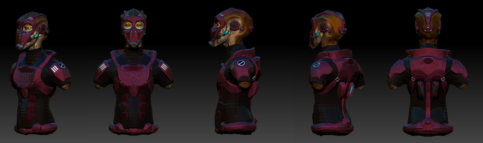 ArtStation - Alien armor