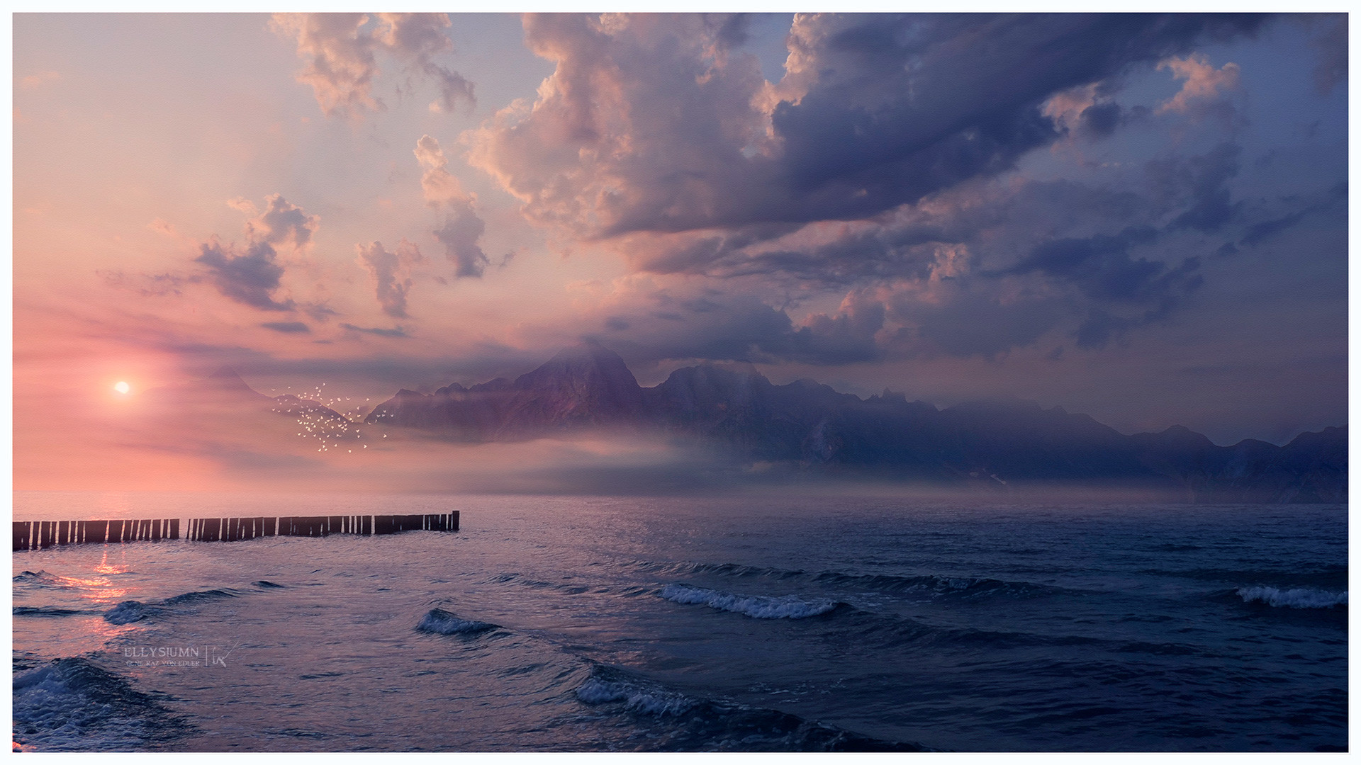 ArtStation - Mystic sunset