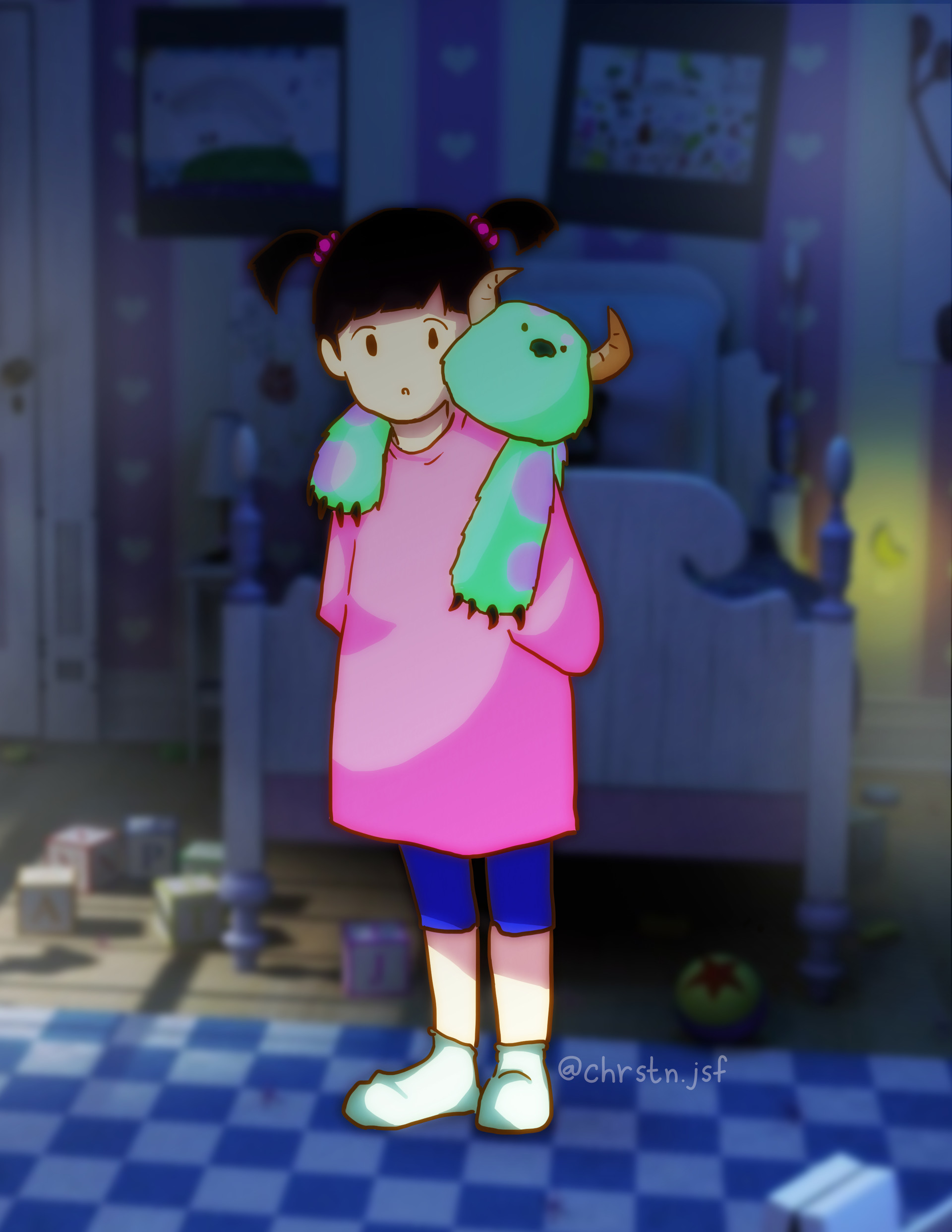 ArtStation - Boo and Sulley