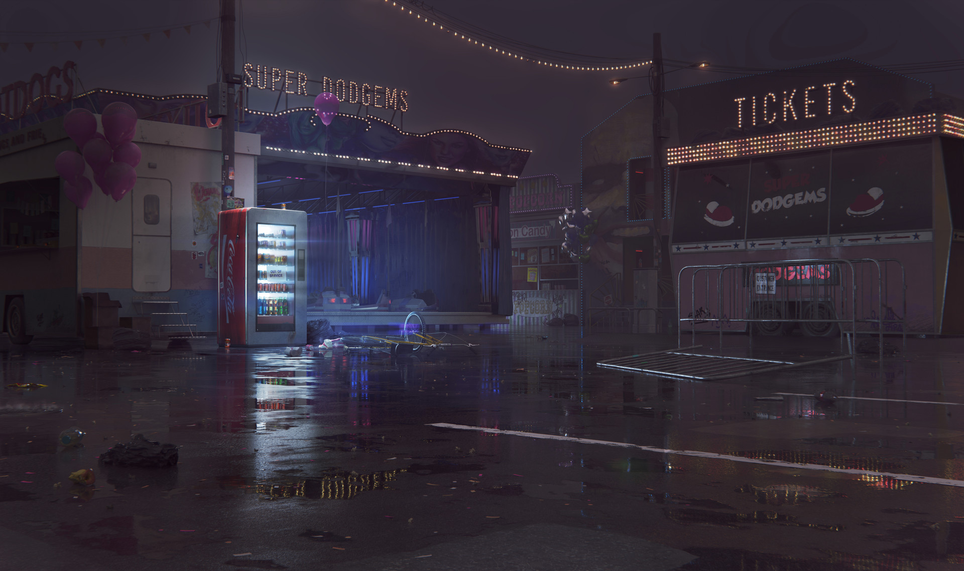 ArtStation - Funfair's night