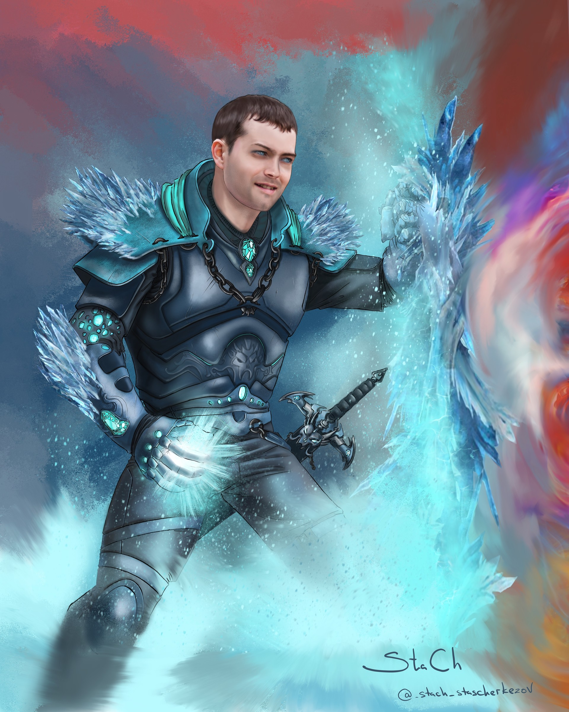 ArtStation - Ice wizard