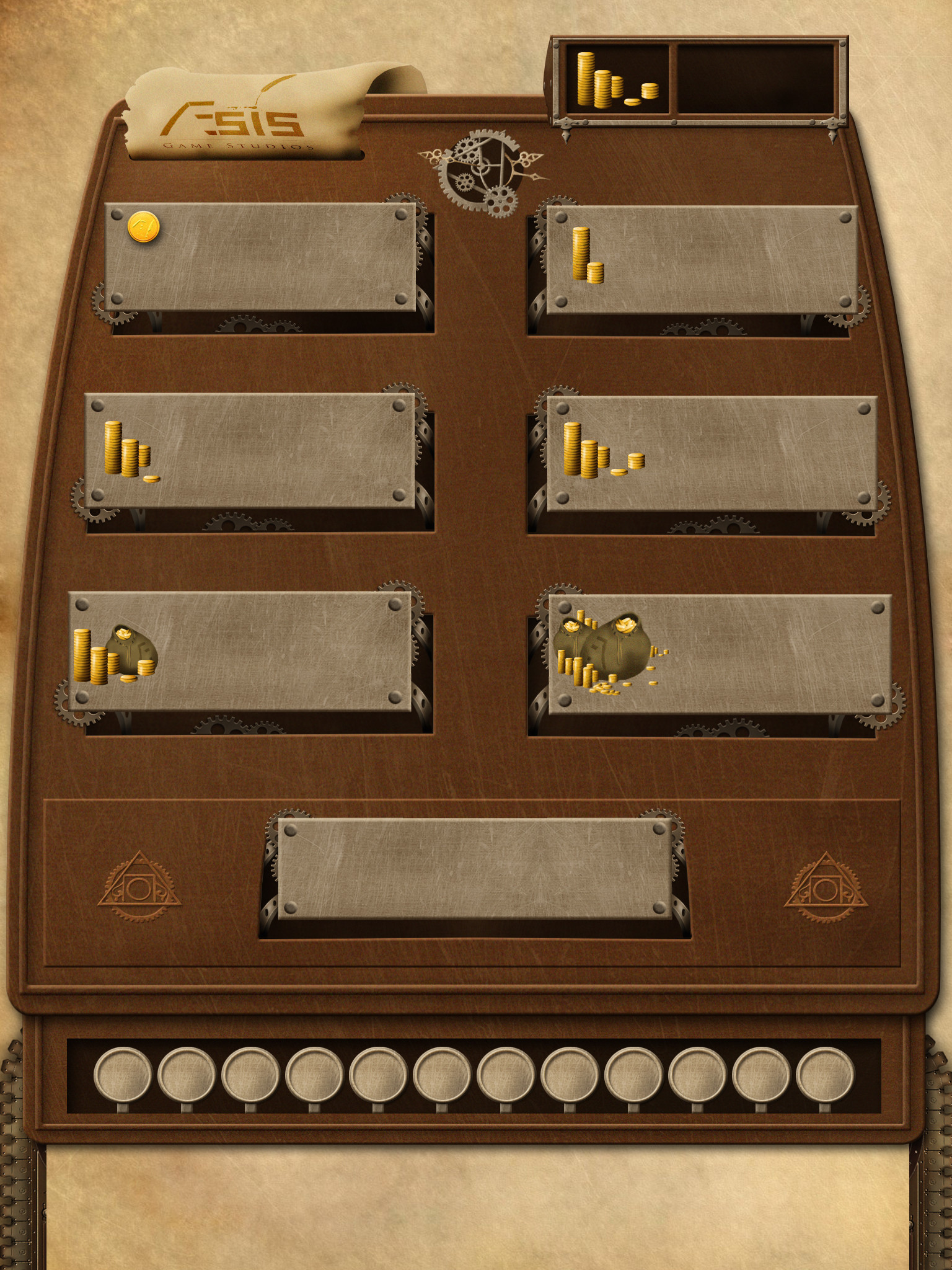 ArtStation - Steampunk Peg Solitaire Market Scene