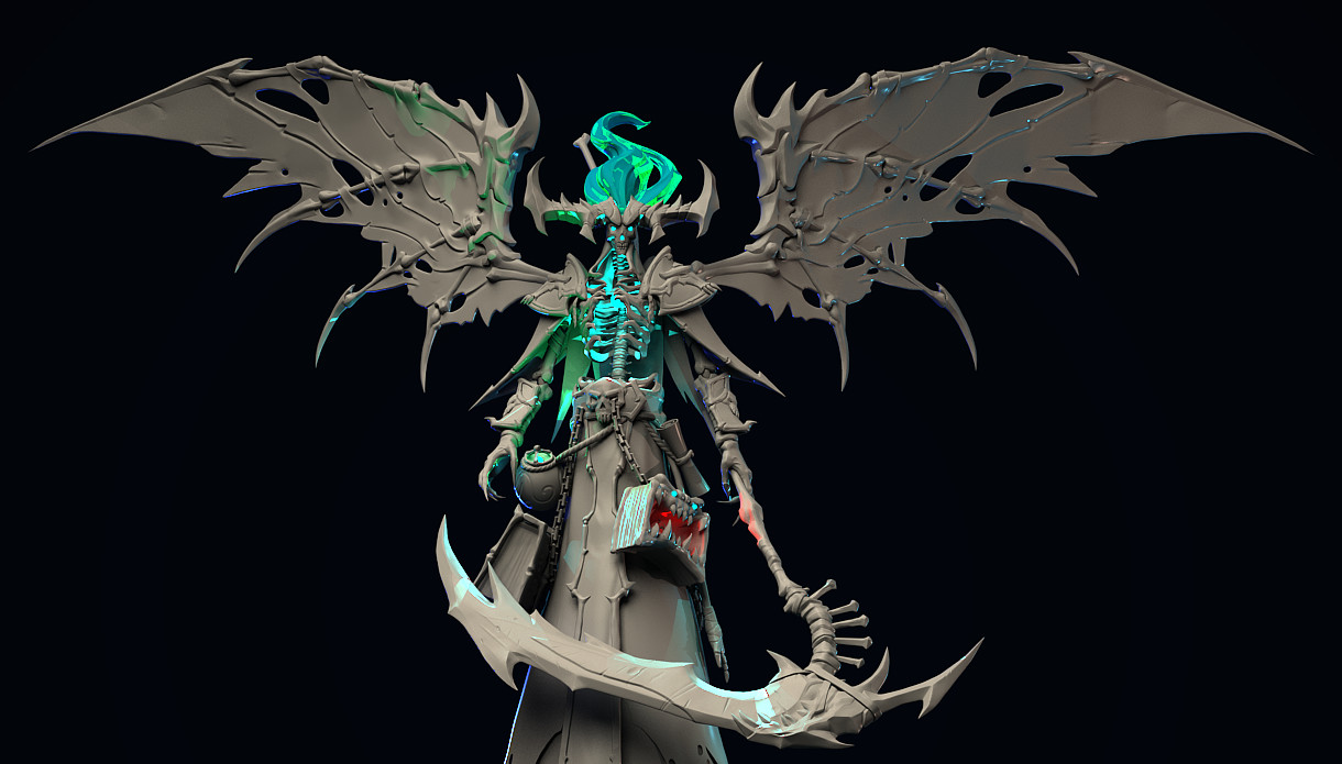 ArtStation - Half-Dragon sculpt