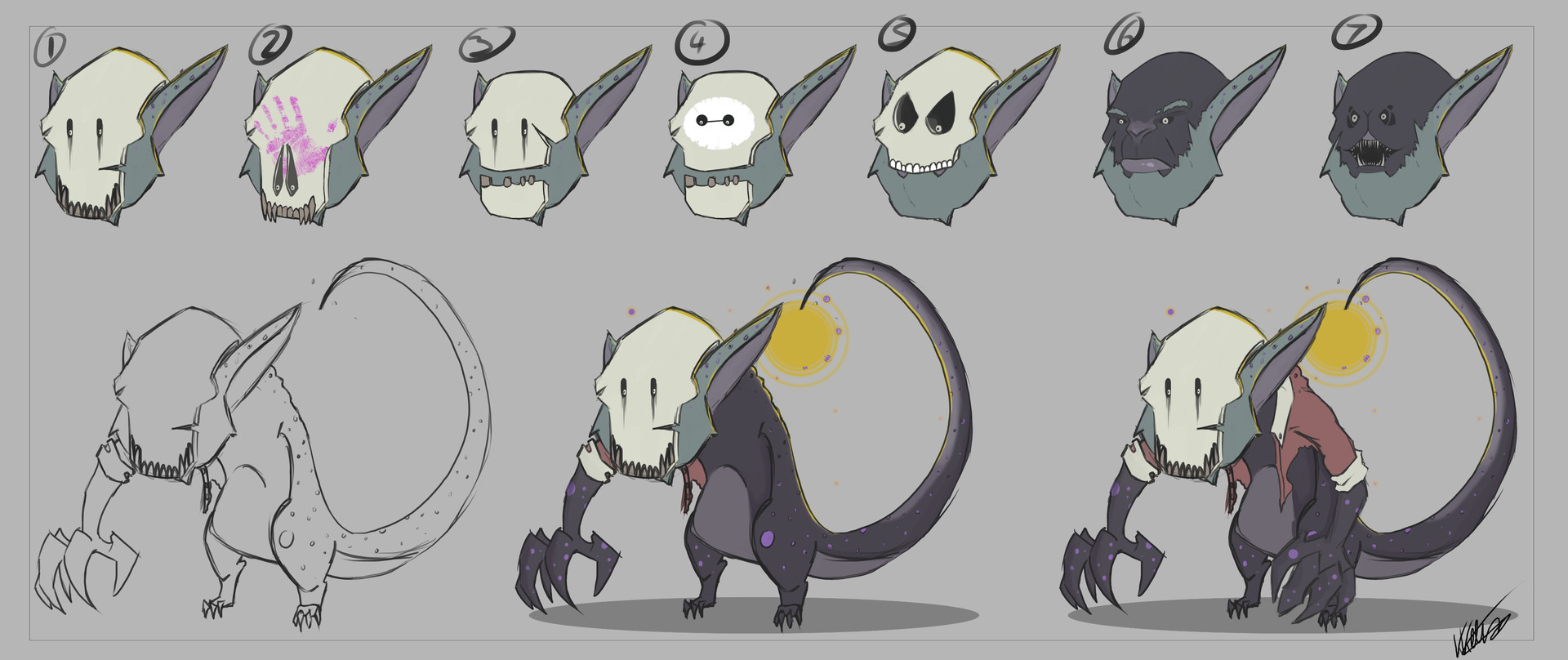 ArtStation - Character - Mutated Cave Mob Design