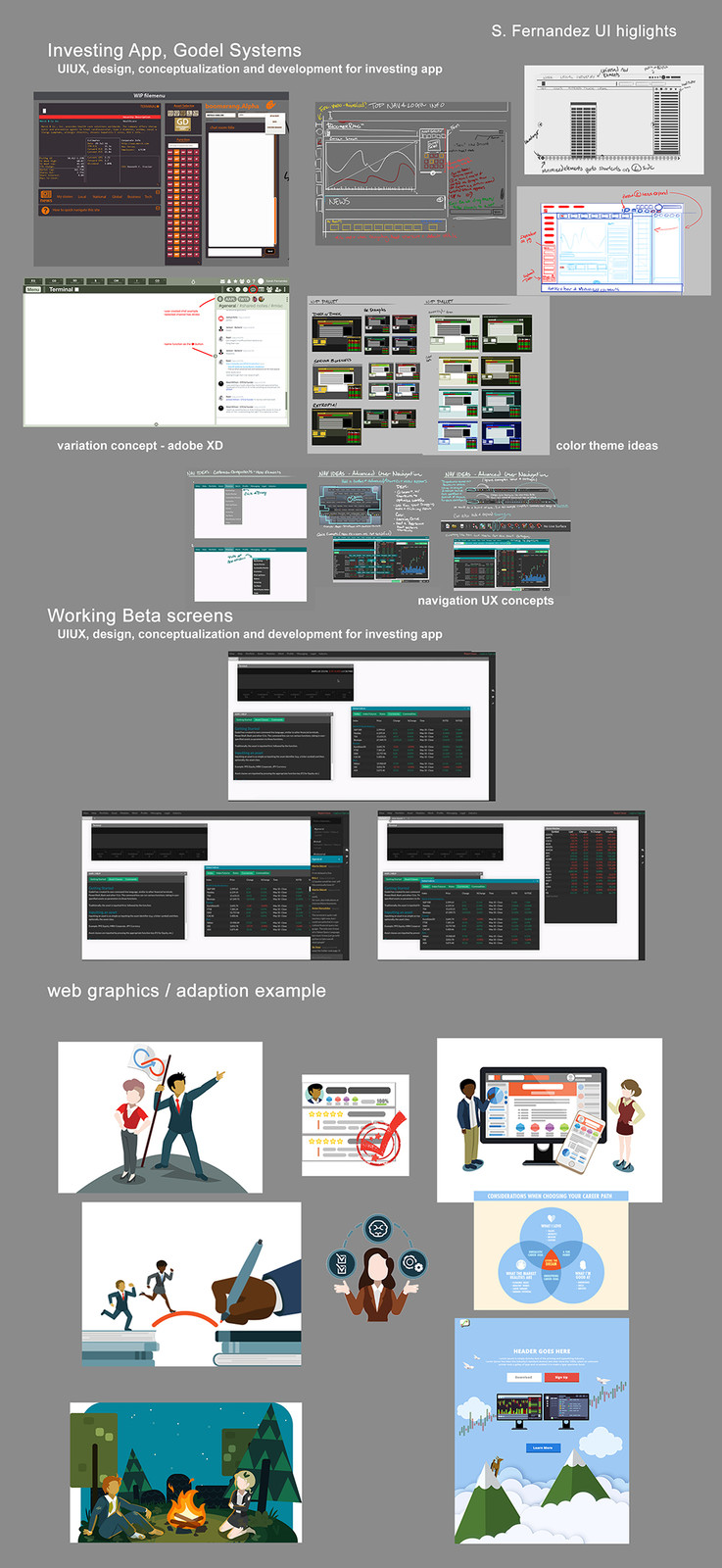 Dasawah - UI UX highlights - in one big group