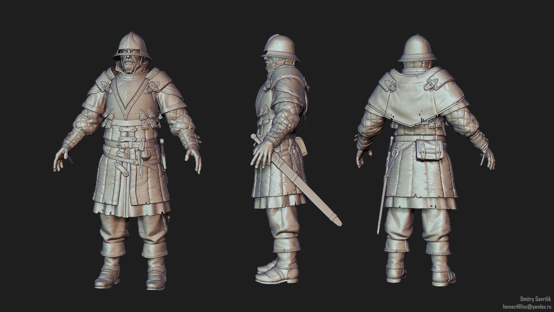 Dmitry Gavrilik - City guard armor