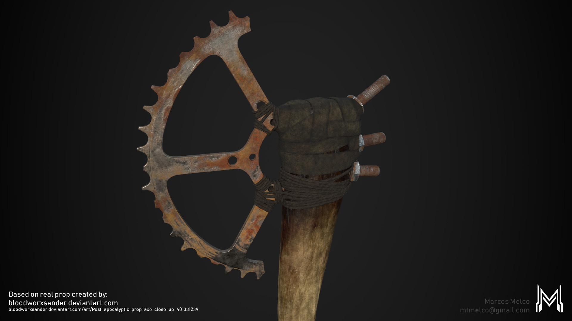 ArtStation - Post-Apocalyptic Axe